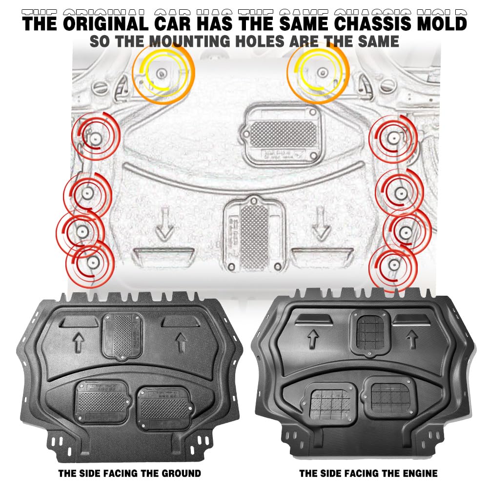 Snapklik.com : Engine Guards Mud Flaps For VW Beetle 2012 2013 2014 ...