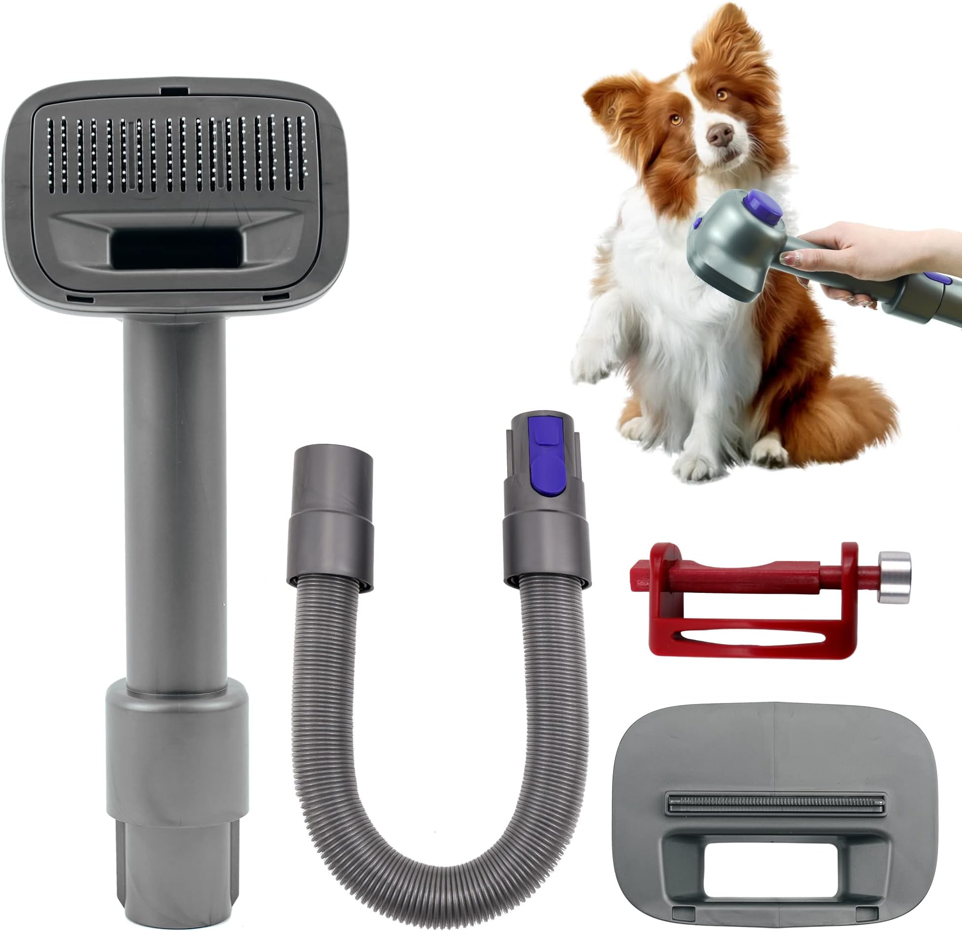 Amazon.com: A Fable Groom Tool Kit for Dyson Vacuum, Pet Dog or Cat ...
