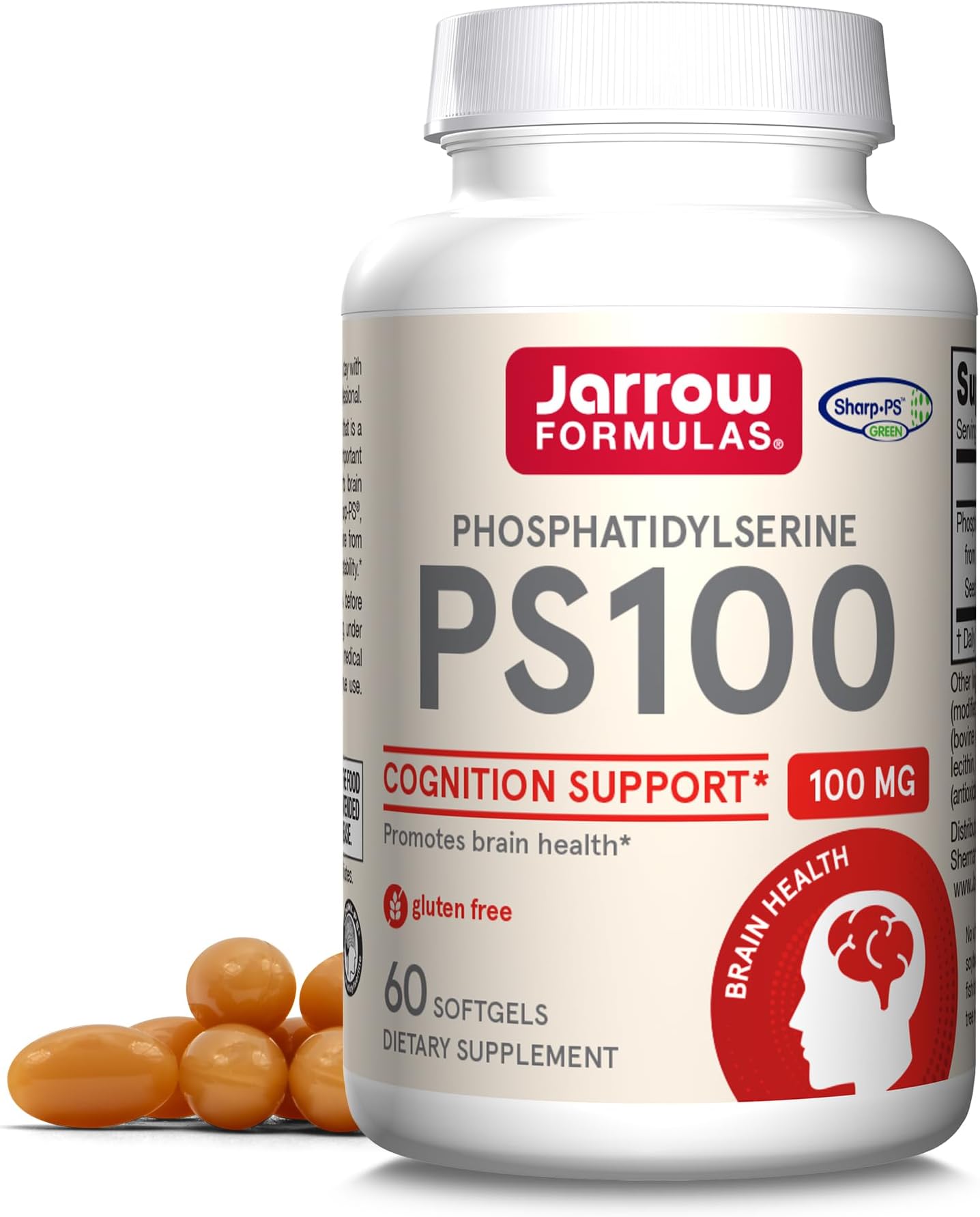Amazon.com: Jarrow Formulas 100 mg Phosphatidylserine (PS 100 ...