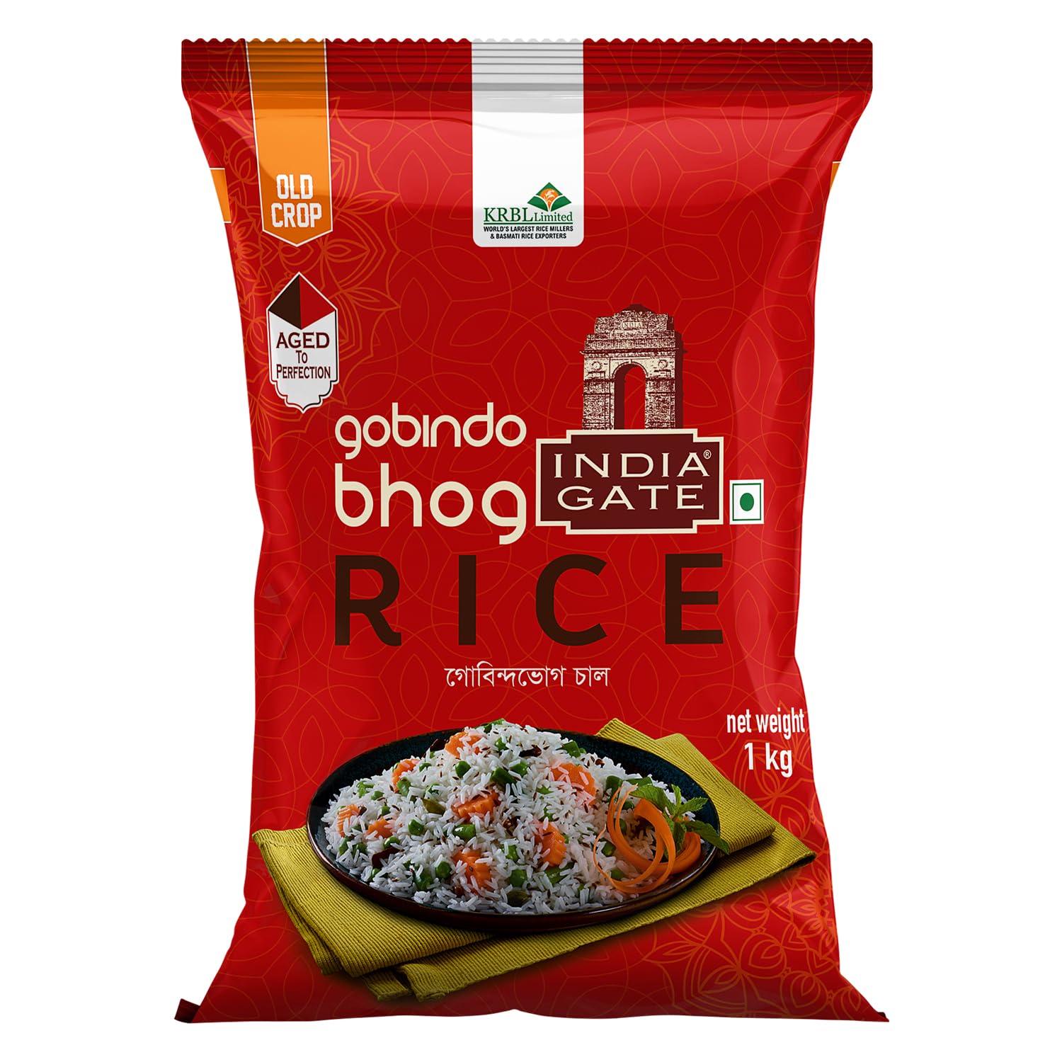 India Gate Raw and Aged gobindobhog Rice 1kg : Amazon.in: Grocery ...