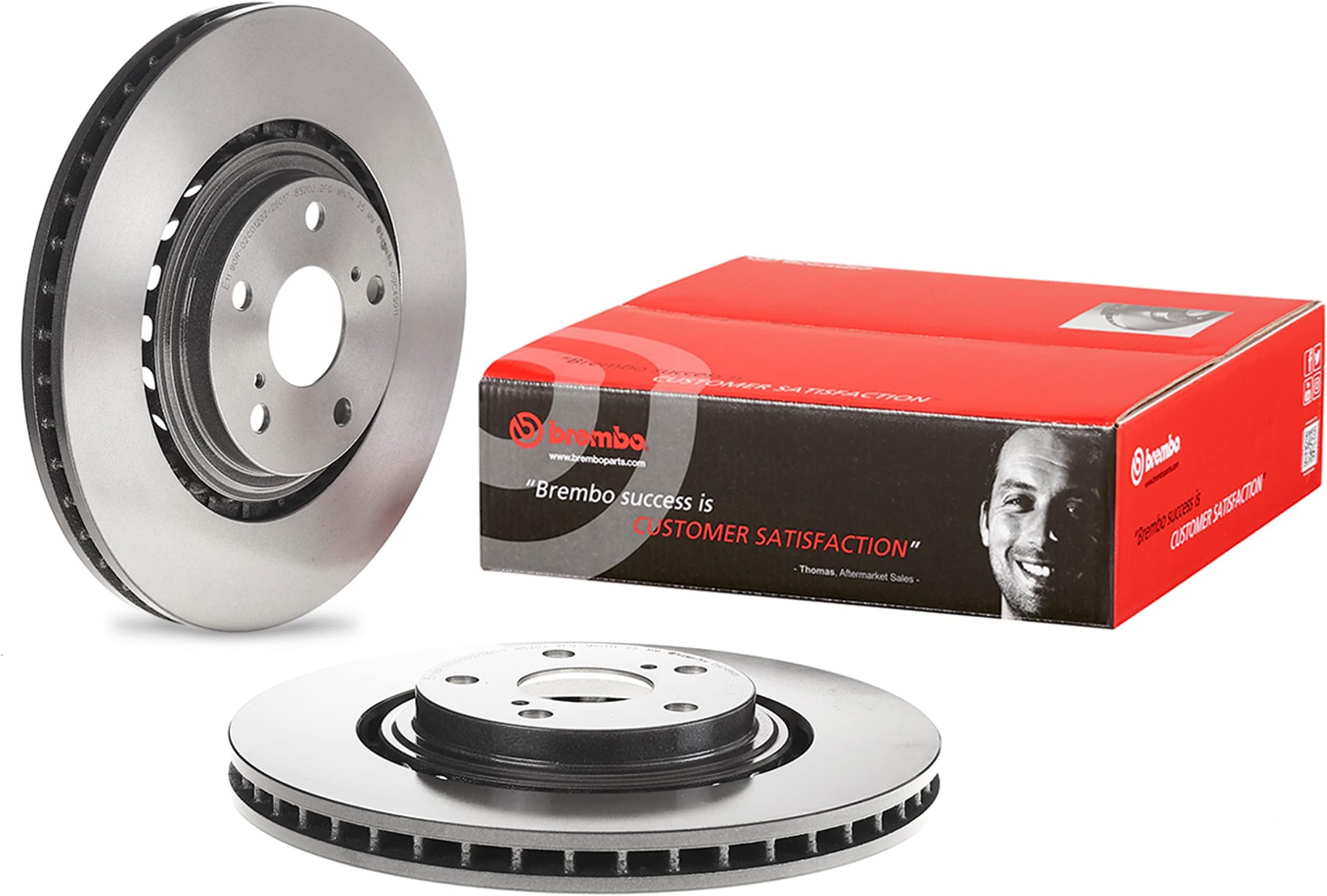 Amazon.com: Brembo 09.C499.11 UV Coated vented Front Brake Rotor LEXUS ...