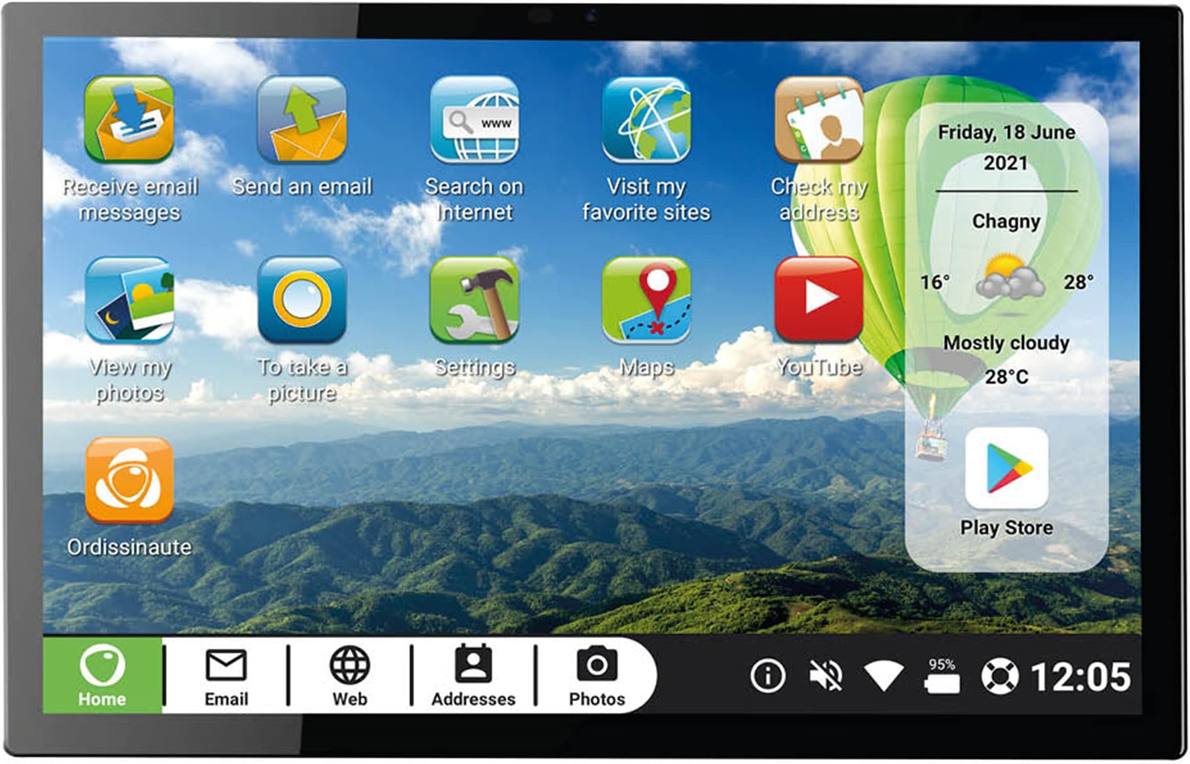 Doro Tablet - Easy Tablet for Seniors - HD 10.4" Display - Easy and ...