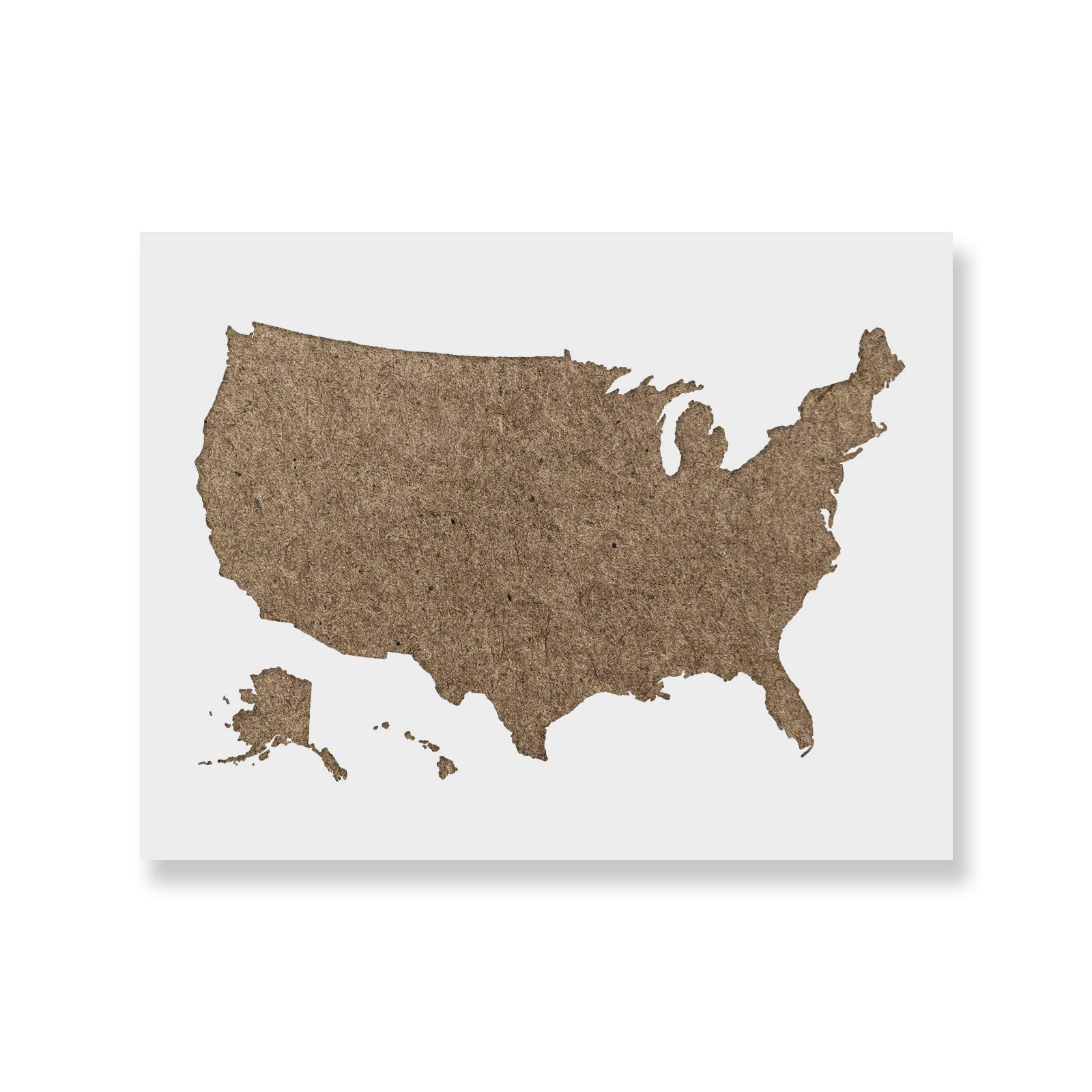 Amazon.com: United States Map Stencil - Travel Stencil, Us Map Stencil ...