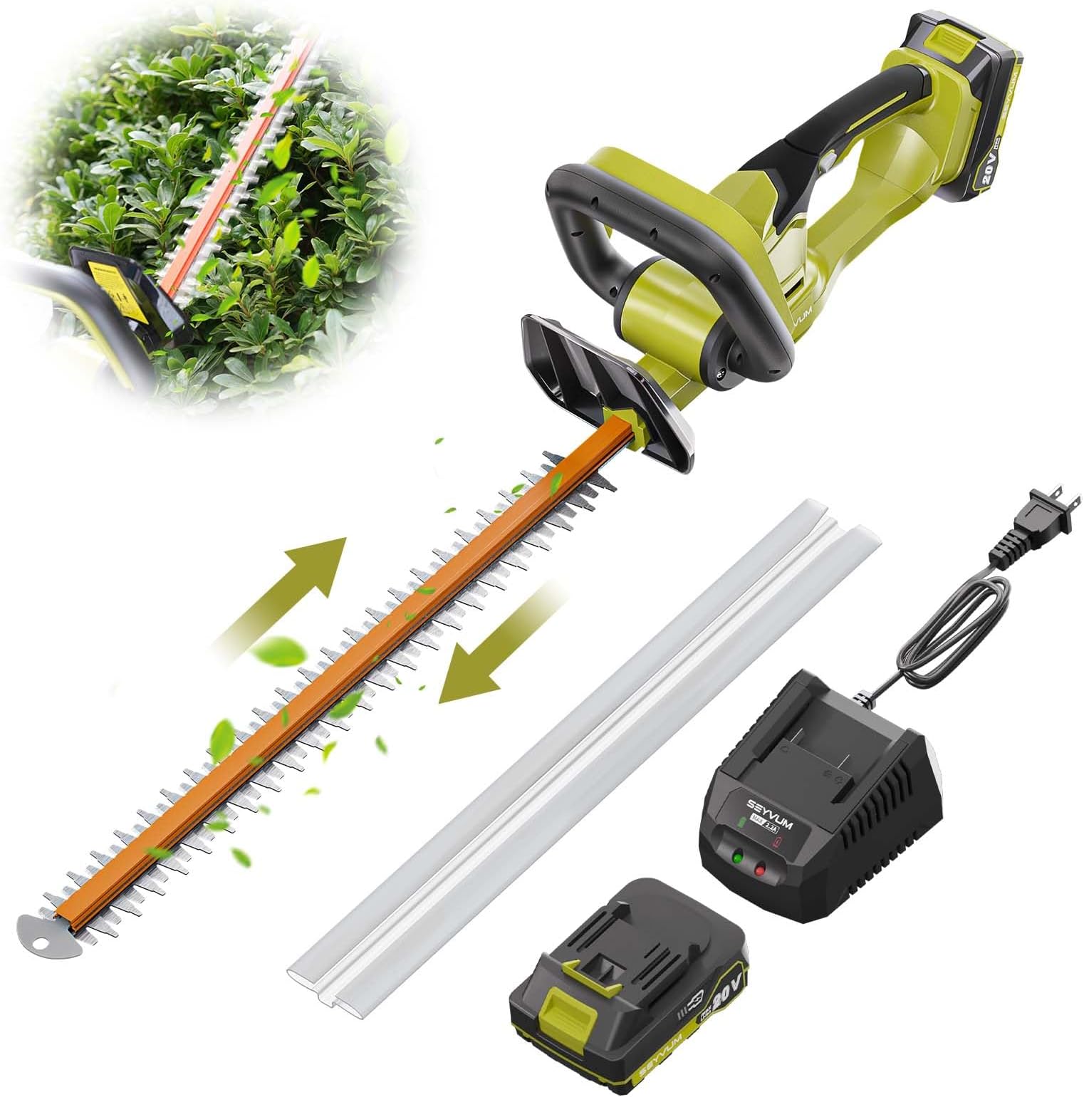 Amazon.com : Ryobi 22 in. 18-Volt Cordless Hedge Trimmer : Patio, Lawn ...