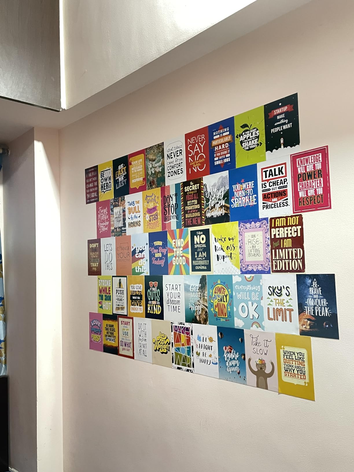 PAPER PLANE DESIGN Inspirational Motivational Quotes Wall Abstract ...