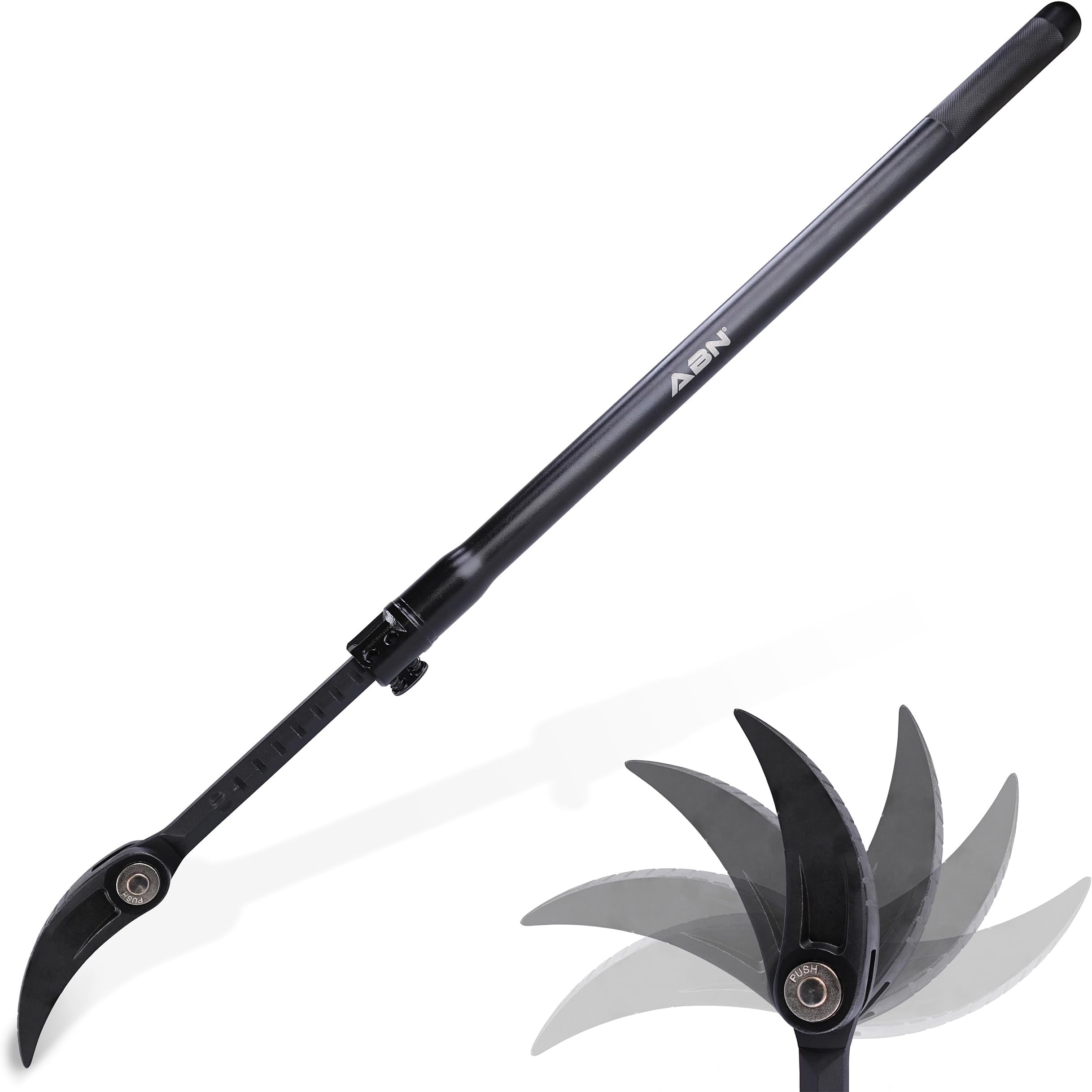 ABN® Extendable Indexing Pry Bar 29” - Adjustable Angles and Extendable ...