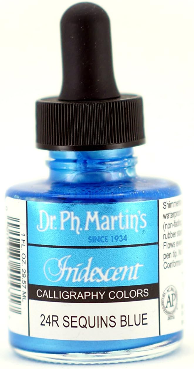 Amazon.com: Dr. Ph. Martin's Iridescent Calligraphy Color (6R) Ink ...