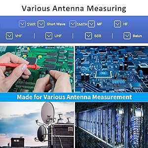 Snapklik.com : Upgraded NanoVNA V2 PLUS4 Vector Network Analyzer 50kHz-4GHz, AURSINC 4 Antenna ...