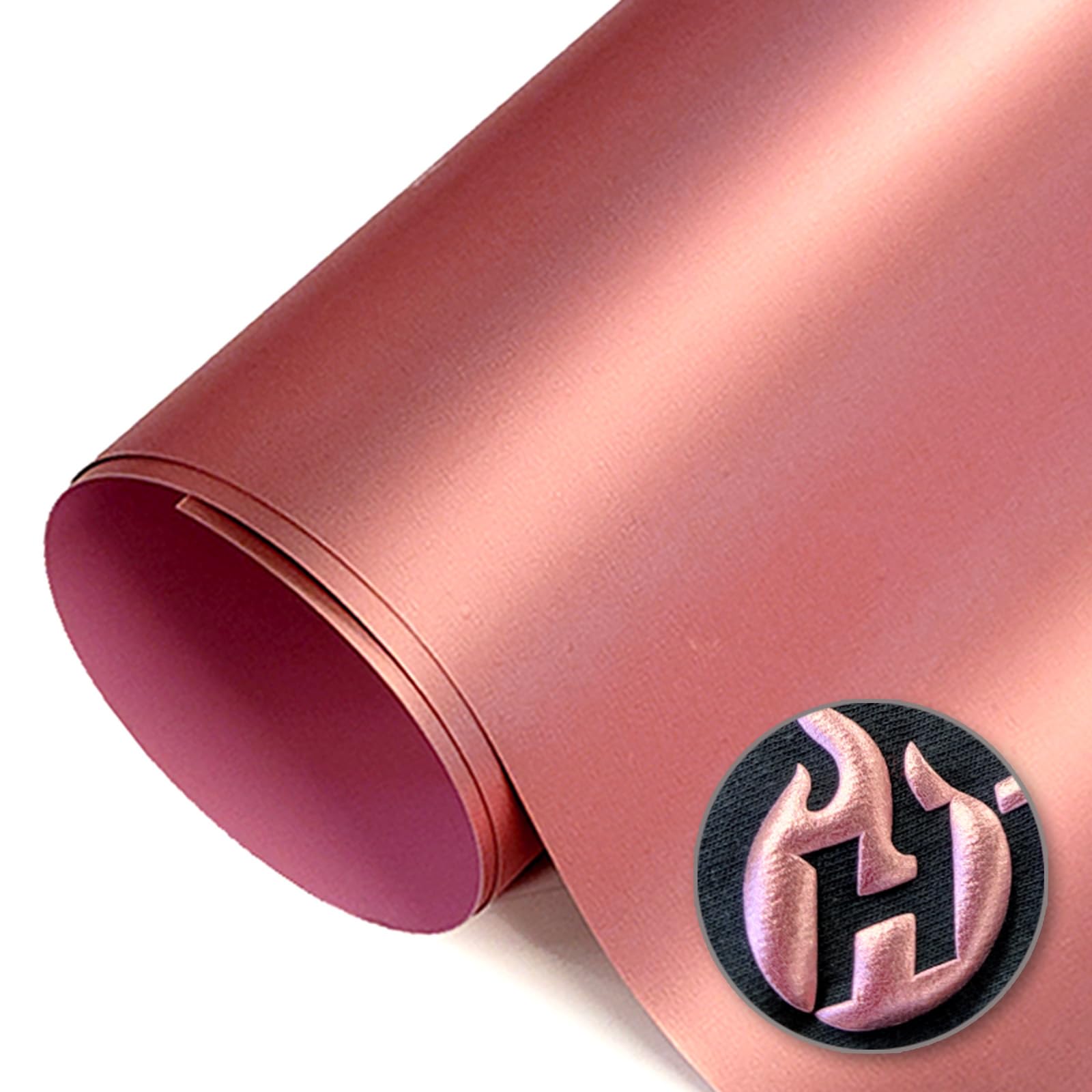 Amazon.com: HTV4U Puff Metal Heat Transfer Vinyl (Foil Rose Gold, 20" x ...