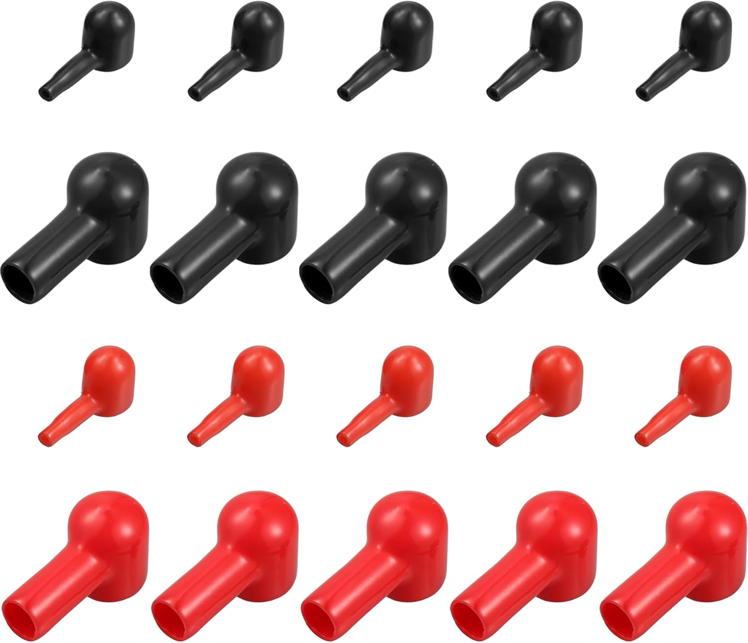 Amazon.com: X AUTOHAUX Battery Terminal Boots Insulating Rubber Covers ...