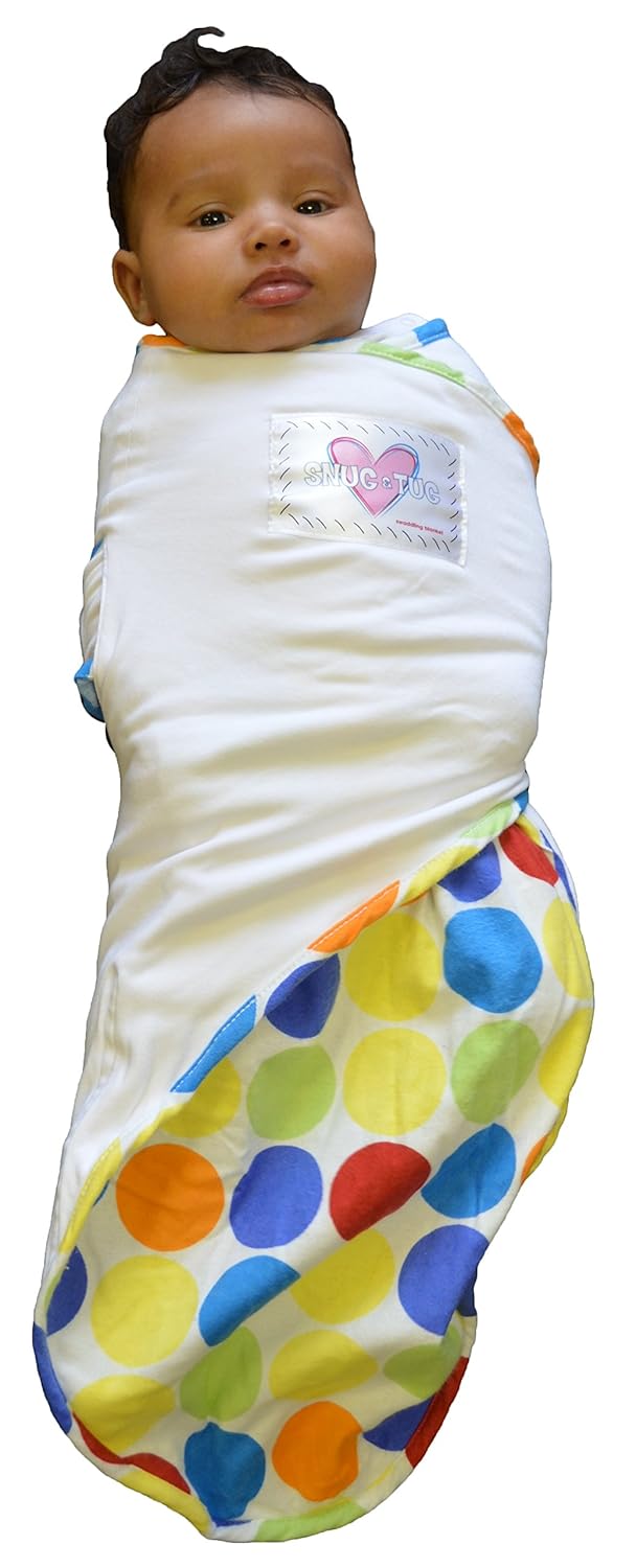 Amazon.com: Go Mama Go Designs Snug and Tug Swaddling Blanket, Small ...