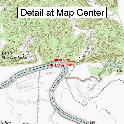 Amazon.com : USGS Topographic Quadrangle Map - Riverside, Kentucky ...
