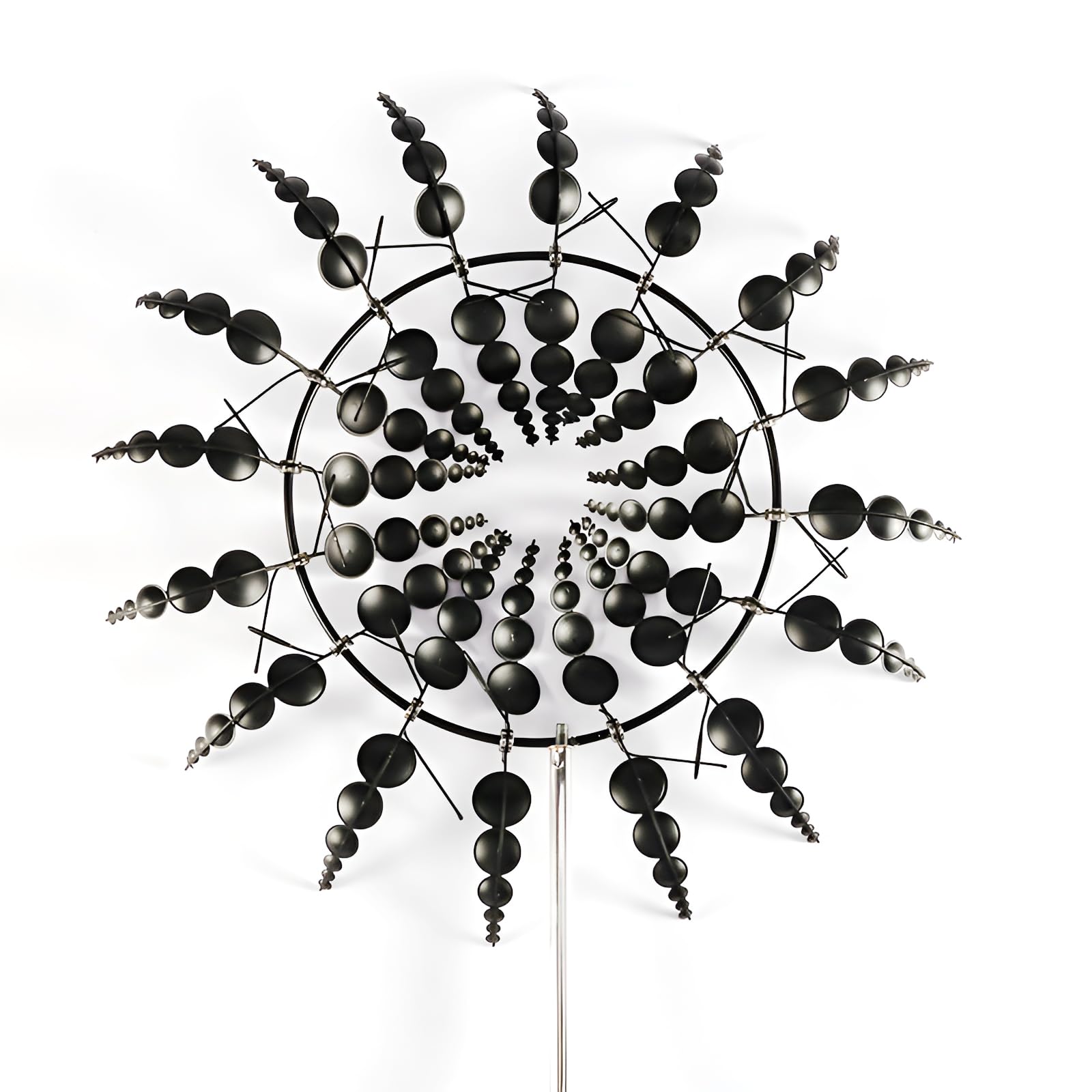 Amazon.com: SDFRT Magic Metal Kinetic Sculpture Windmill, New Kinetic ...
