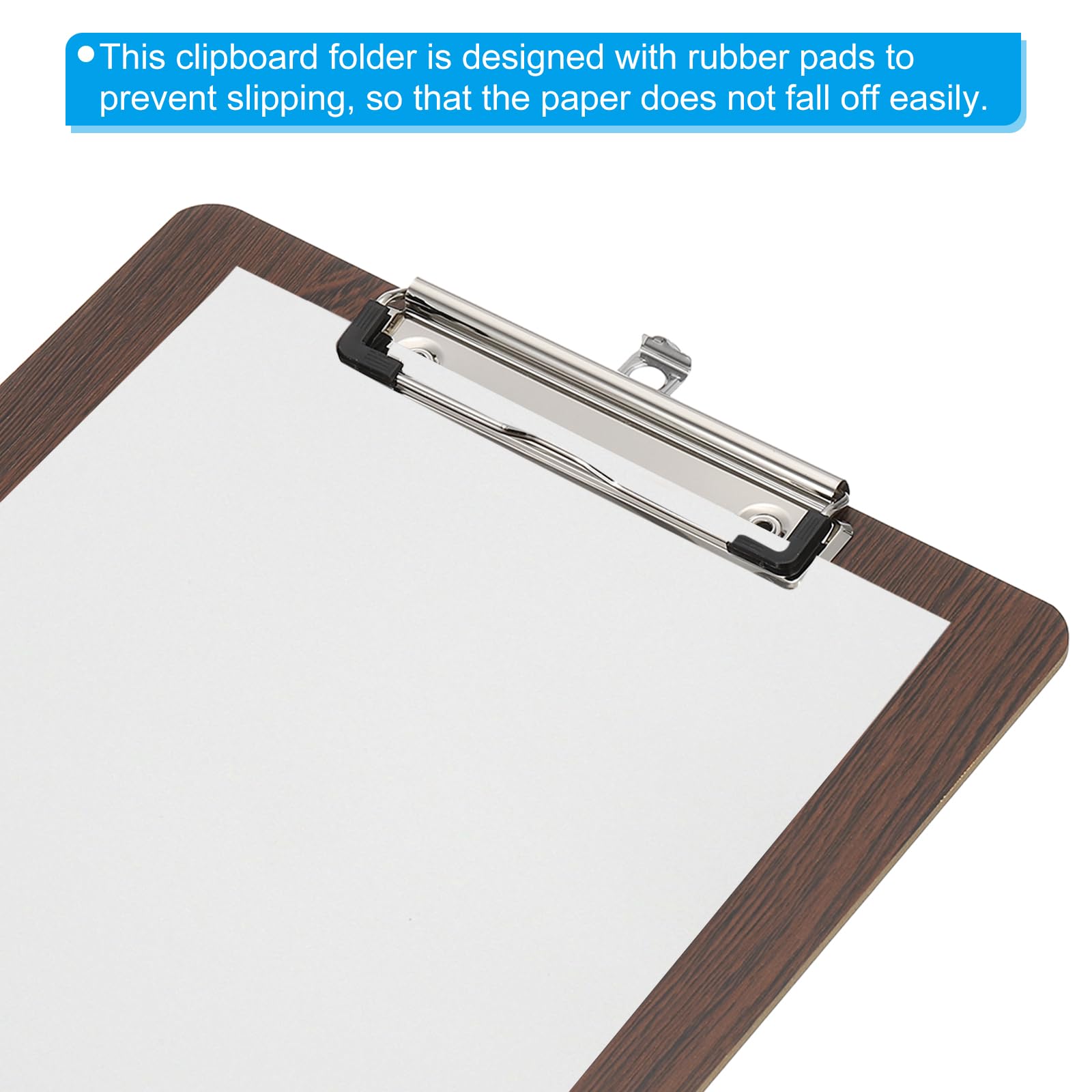 PATIKIL Wooden Clipboard for 8.5 x 11 Inch Paper, 2 Pcs Standard A4 ...