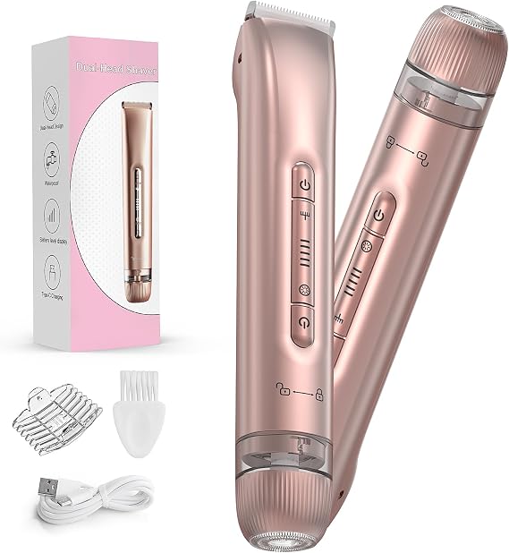 Amazon.com: Bikini Trimmer for Women - 2 in 1 Electric Body Hair ...