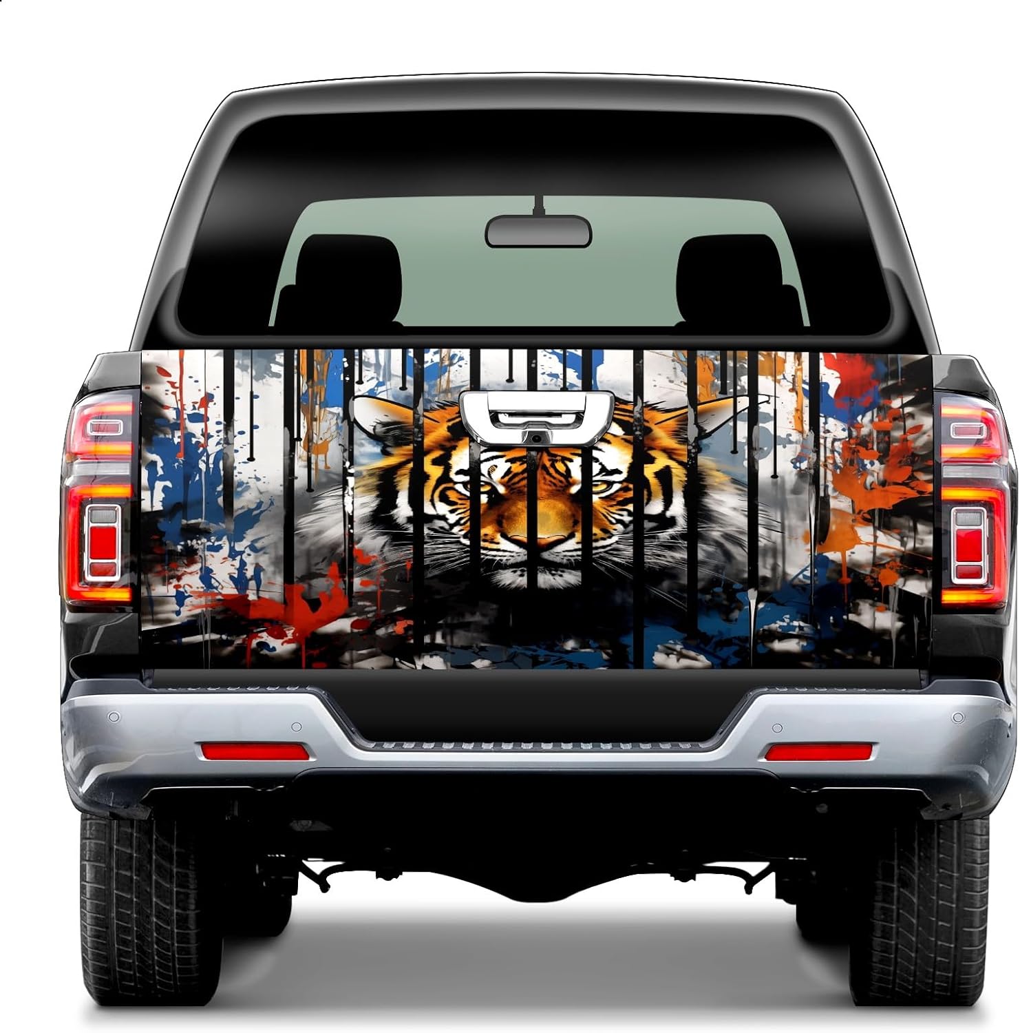 Amazon.com - Truck Tailgate Graphics Wraps Decals 66″ x 26″ Tiger ...