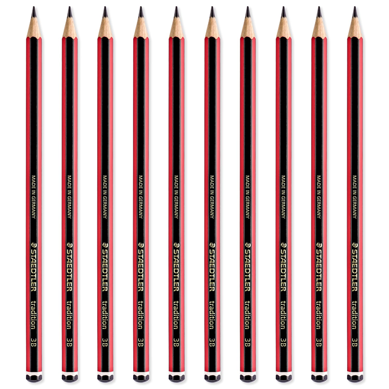 STAEDTLER Tradition Pencil – Drawing Sketching Art – Pack of 10 Pencils ...