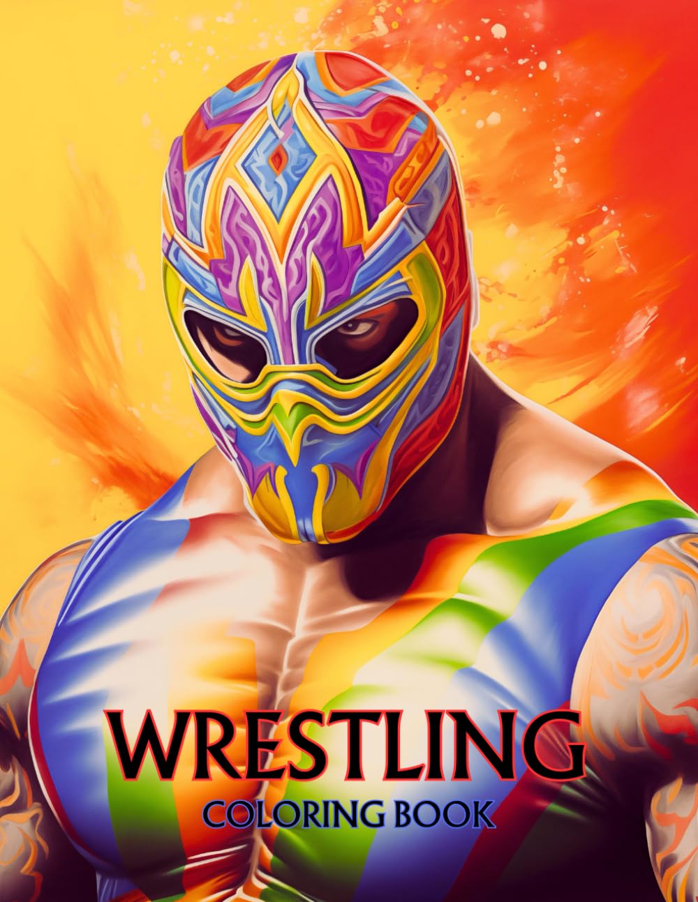 Amazon.com: Wrestling Coloring Book: Over 60 Coloring Pages for Kids ...