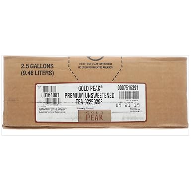 Amazon.com : Gold Peak Unsweetened Black Tea Syrup Concentrate - 2.5 ...