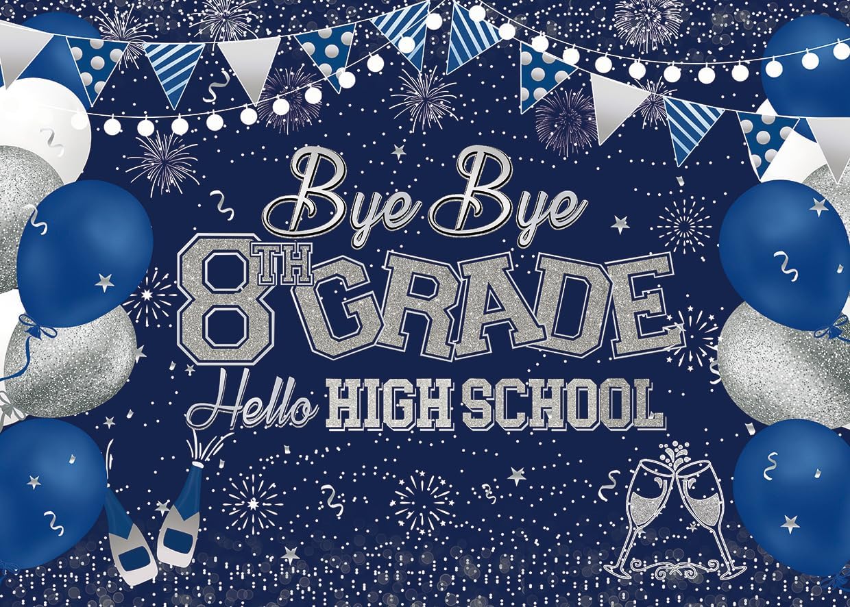 Amazon.com : SJOLOON 8th Graduation Backdrop Class of 2025 Backdrop for ...