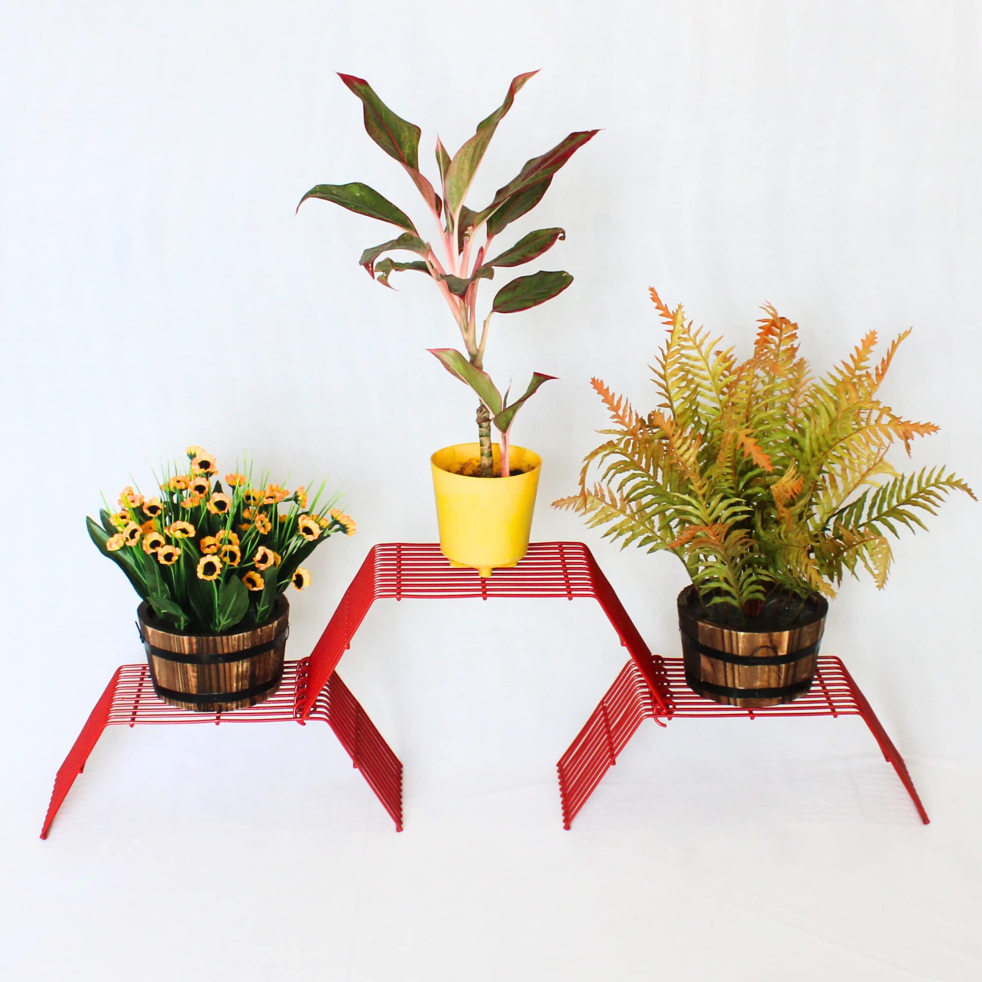 Meshable Grandis Metal Plant, Gamla Stand for Balcony & Living Room ...