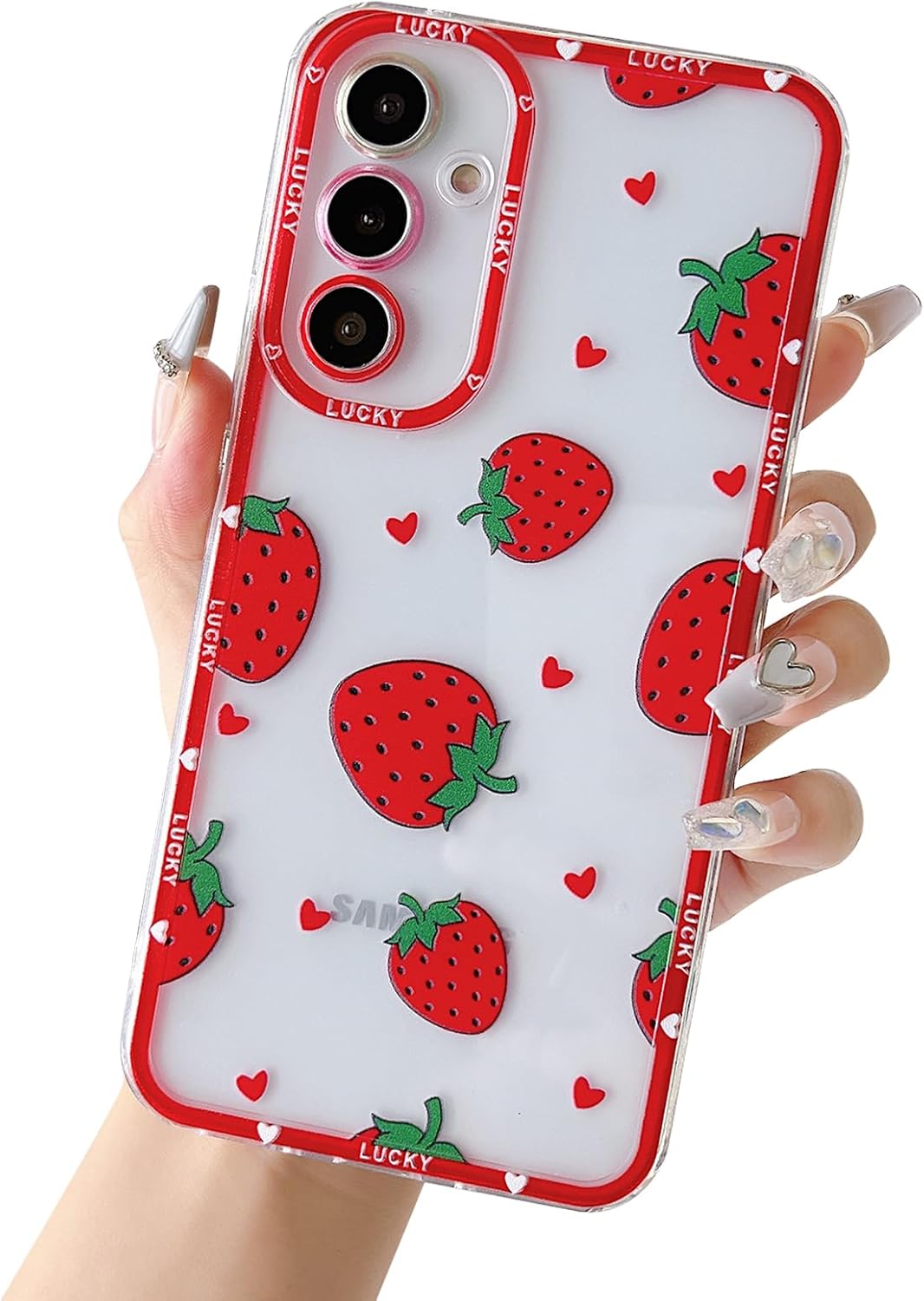 Amazon.com: Jmltech for Samsung Galaxy A24 5G Case Clear Silicone Women ...