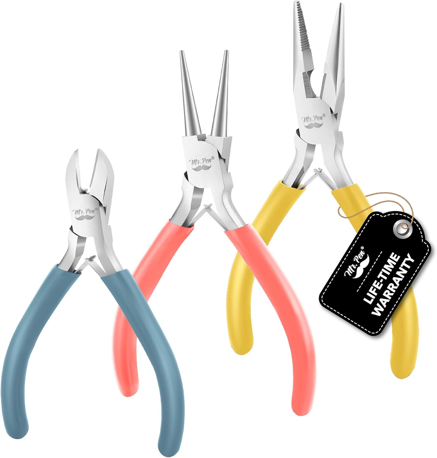 Amazon.com: Mr. Pen- Jewelry Pliers, 3 Pack, Jewelry Making kit, Pliers ...
