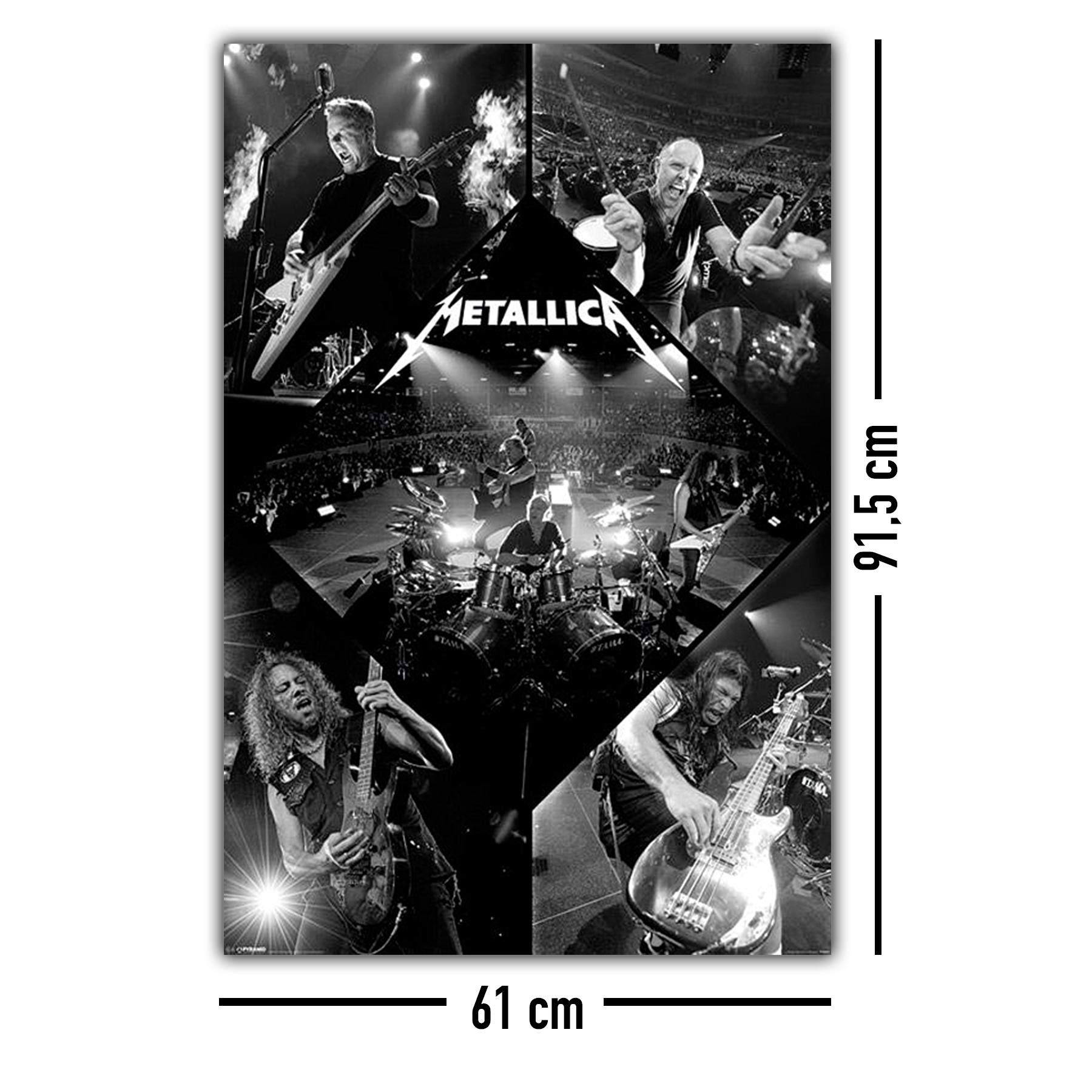 Metallica Live Rare Concert Posters Wall Art & Concert Posters | The