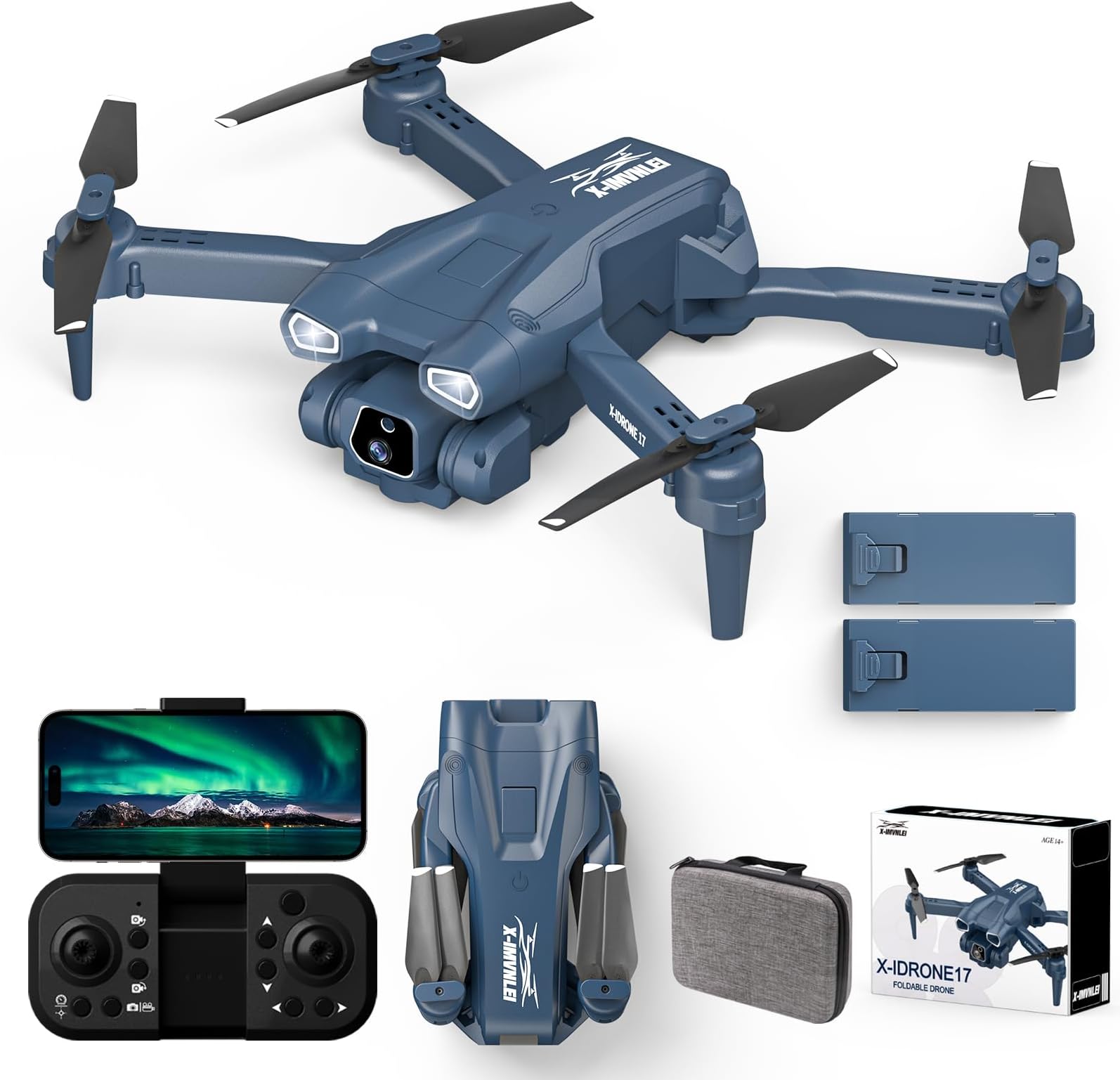 Amazon.com: karuisrc Drone with Dual Camera, Drones for Adults and ...