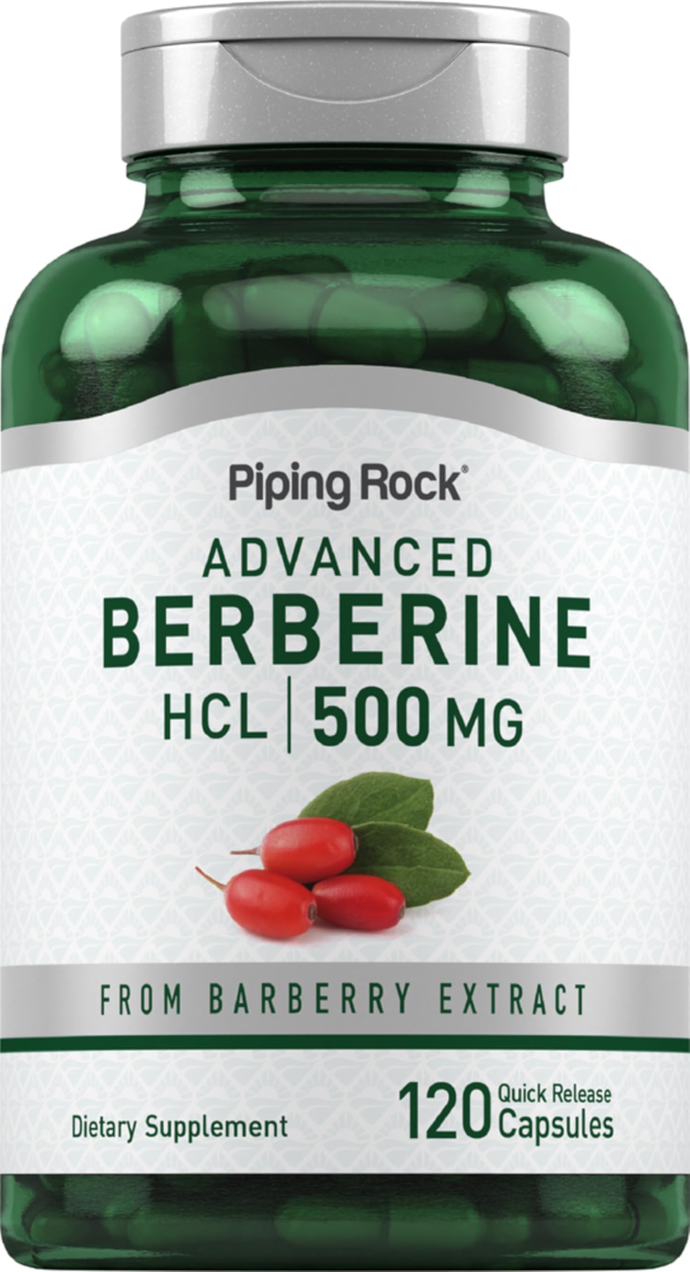 Amazon.com: Berberine Supplement 500mg, 300 Veggie Capsules | 97% Pure ...