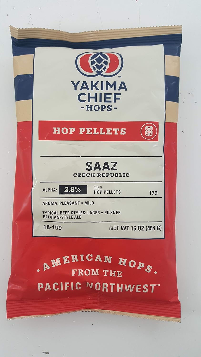 Amazon.com: YCH Hops - Czech Saaz Hop Pellets, 16 Oz (2080B) : Grocery ...