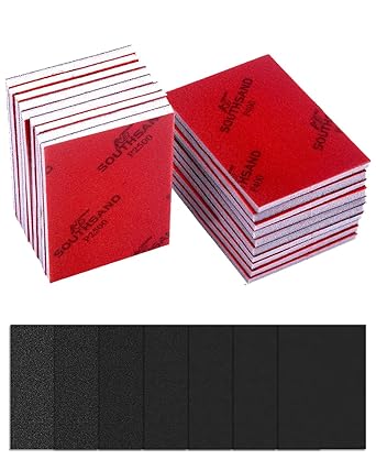 Amazon.com: 18 Pcs 320-2500 Grit Sanding Sponge Sandpaper Assortment ...