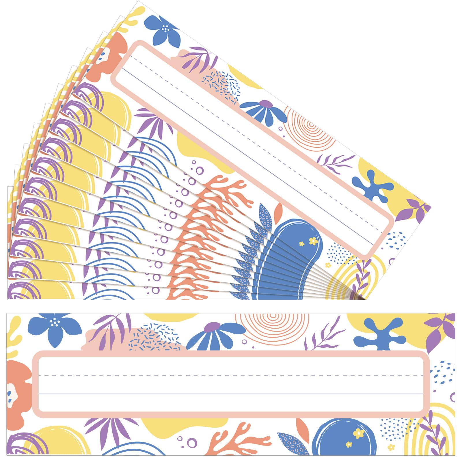 Snapklik.com : 60 Sheets Wonderfully Wild Name Plates For Classroom Die ...