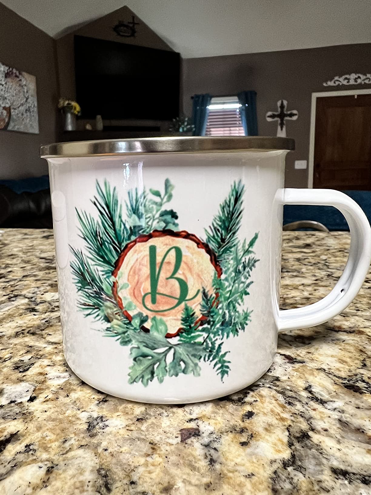 $5/mo - Finance PYD Life Sublimation Blanks Enamel Mug White 17 OZ ...