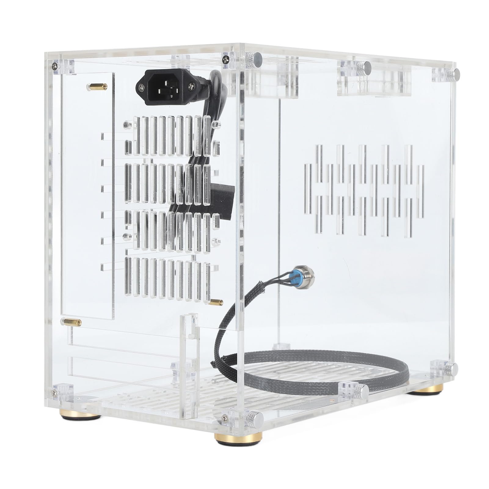 Electronikz - Sanpyl Mini ITX PC Case Review - Premium Clear Acrylic ...