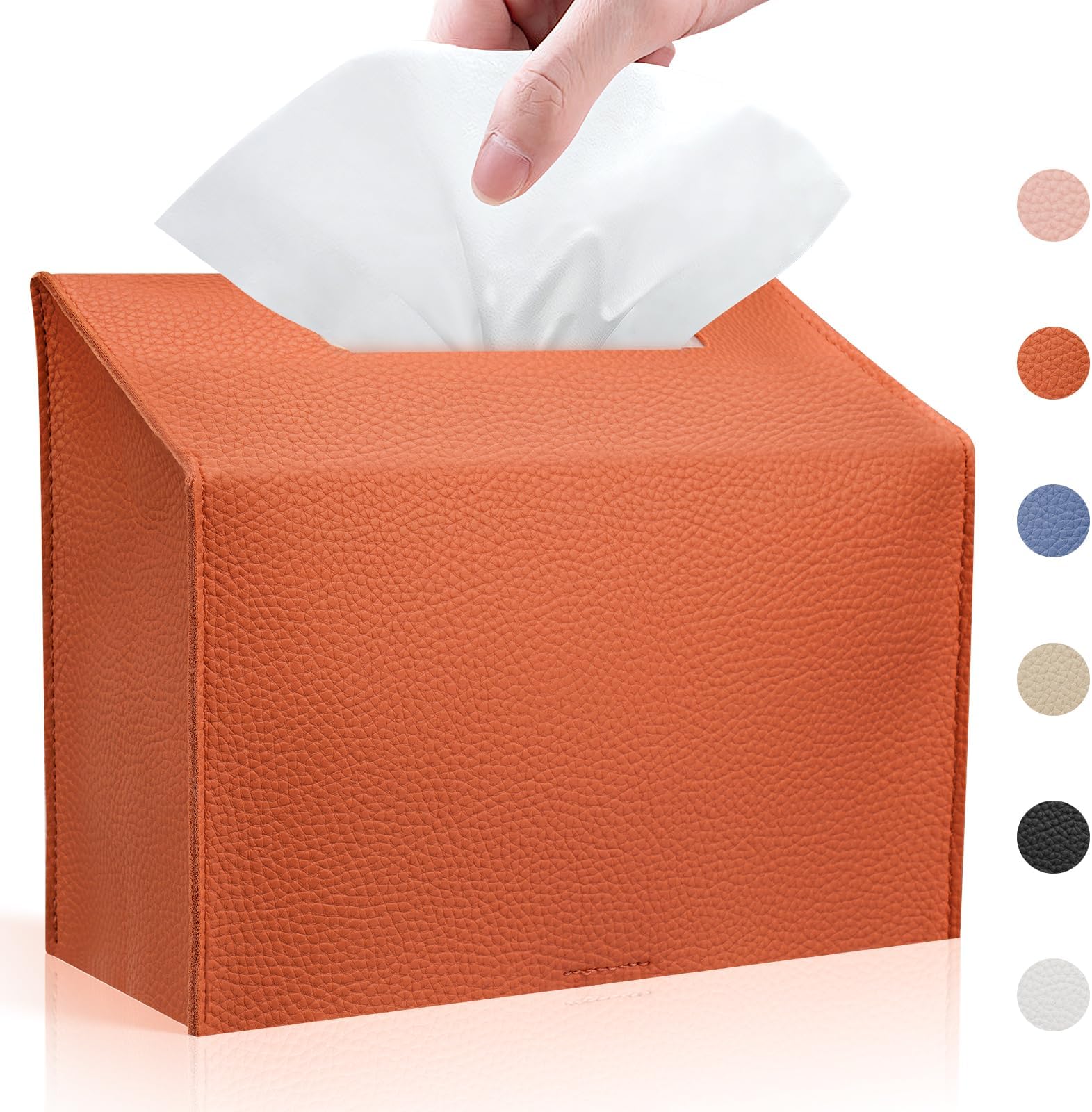 Amazon.com: Tissue Box Cover Holder Compatible with Kleenex Disposable ...