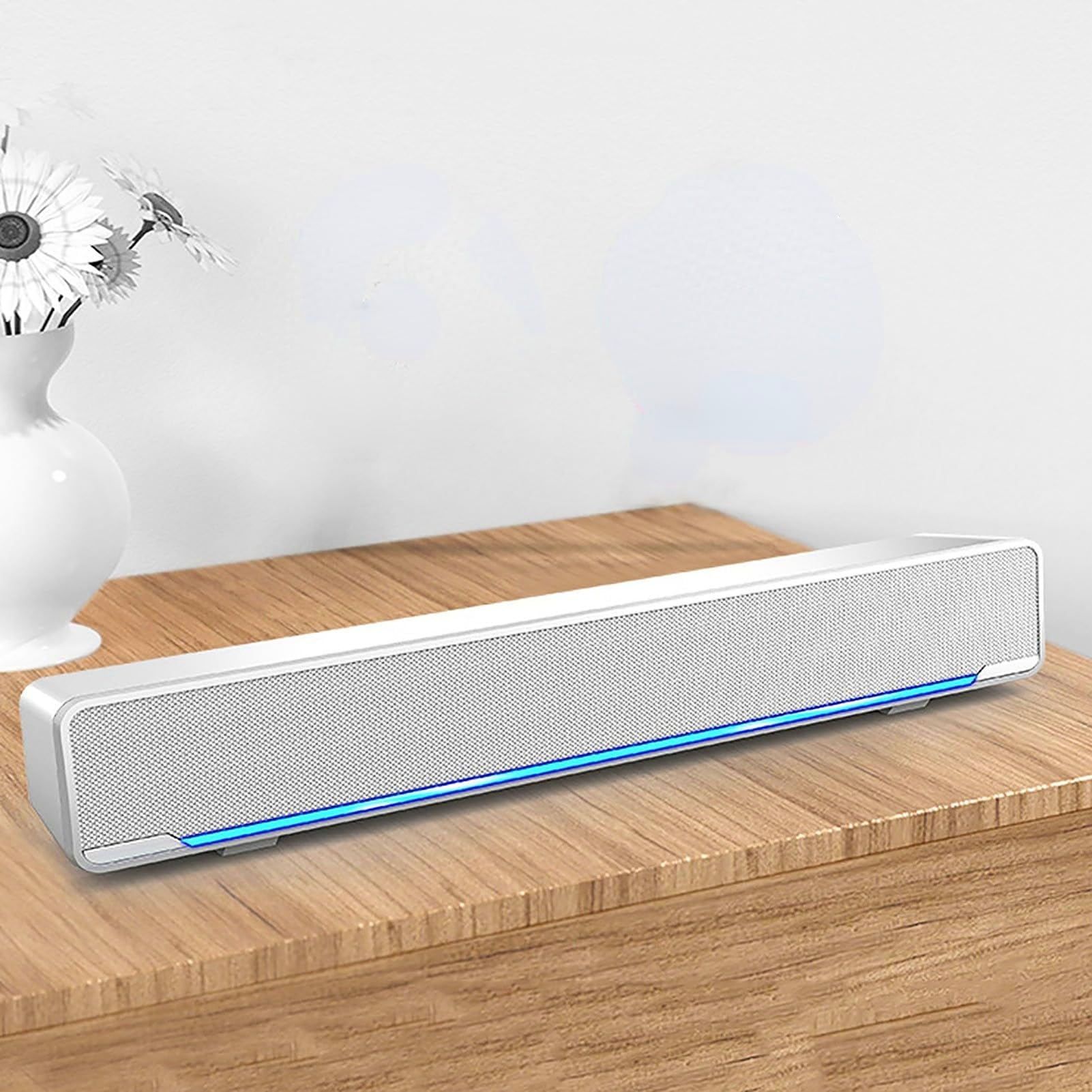 Amazon.com: Akozon Desktop Pc Speakers Soundbar Computer Speakers for ...