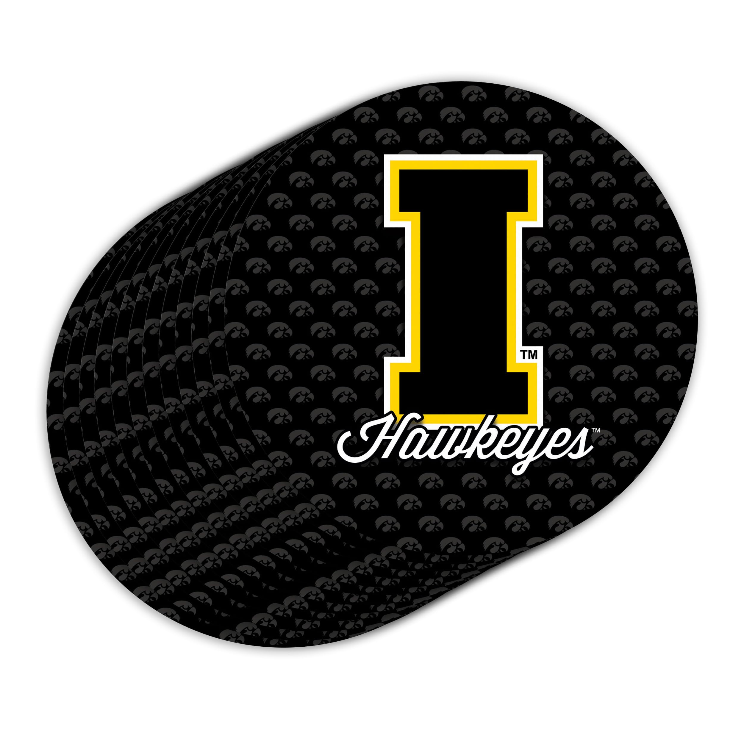 Officially Licensed NCAA Iowa Hawkeyes Acrylic Coaster 4-Pack ...