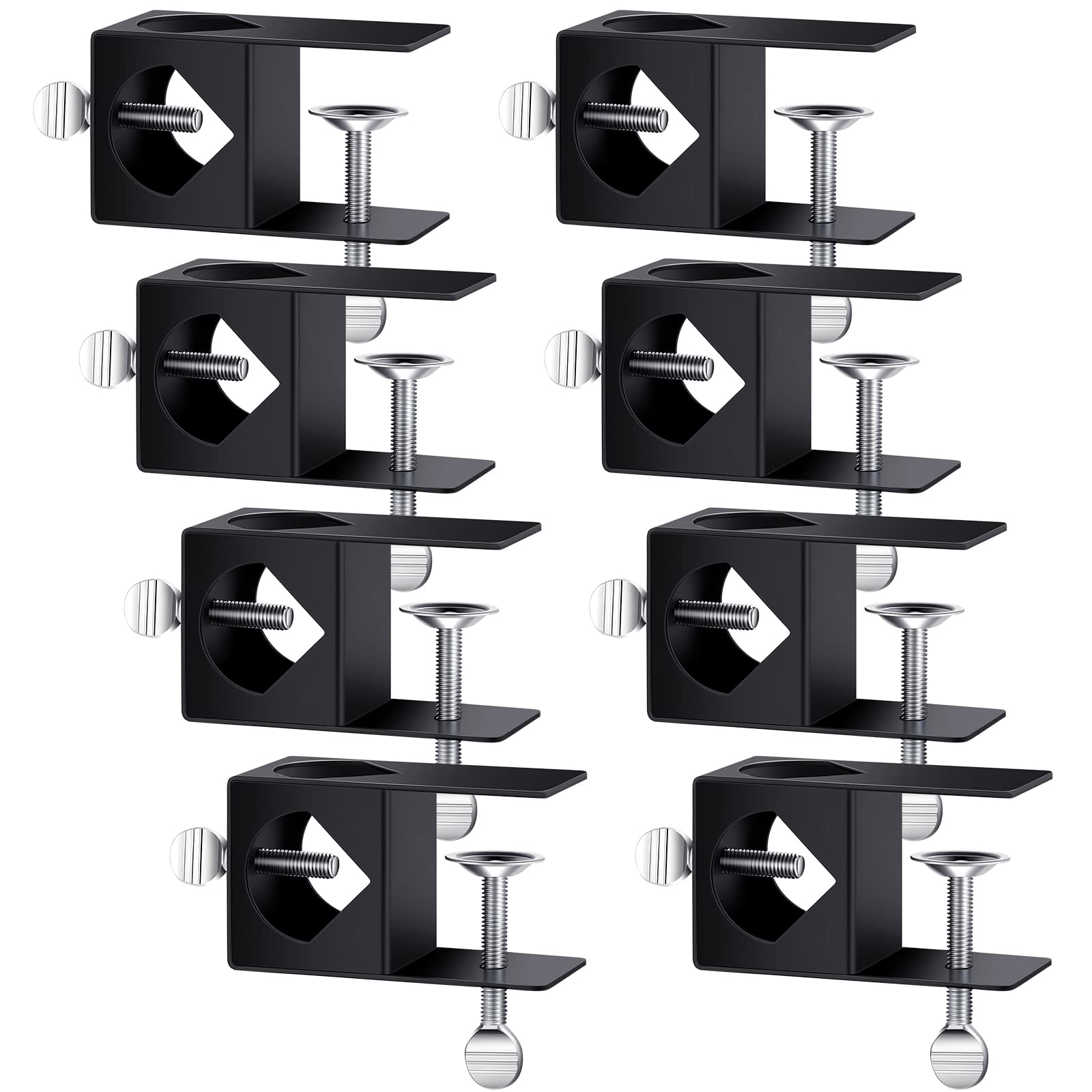 Buy Dunzy Set of 8 Deck Torch Clamp ing Part Porch Rail Clamp Universal ...