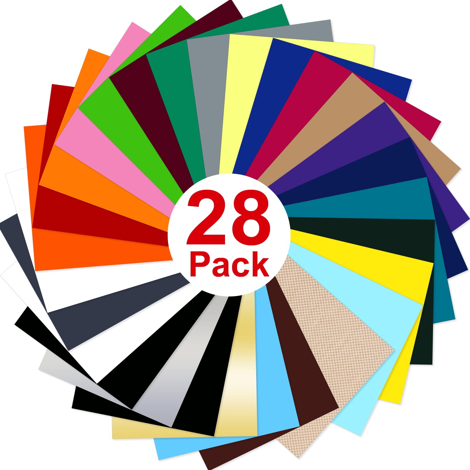 Htv Heat Transfer Vinyl Bundle 28 Pack 12 X 10 | Desertcart Sri Lanka