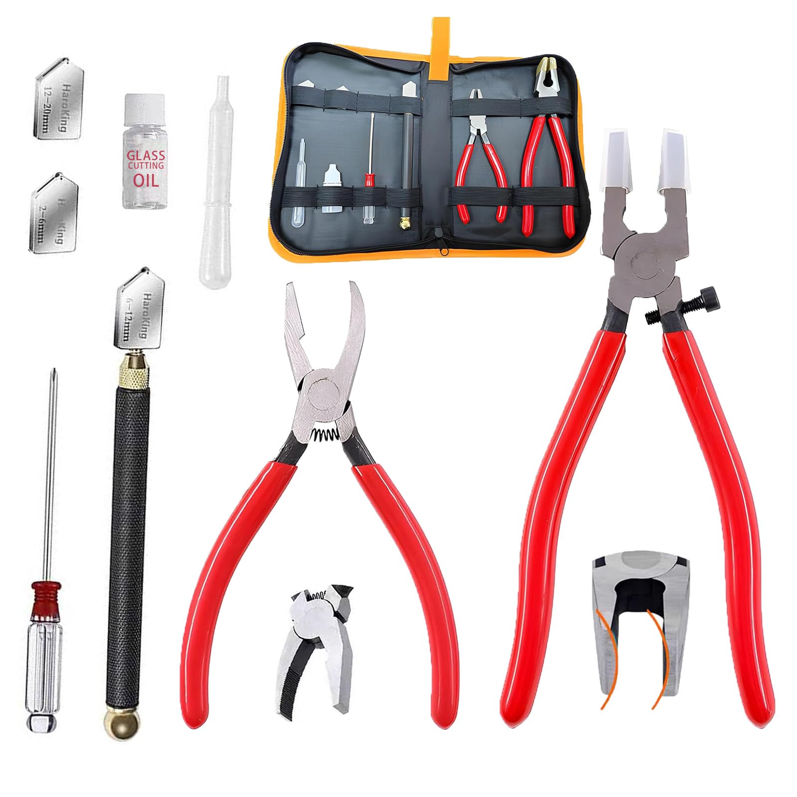 Amazon.com: Tayfeim Glass Cutters Tools Set Glass Cutting Tool kit ...