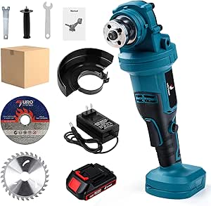 Vanttokeey Cordless Electric Angle Grinder, Industrial Grade Polisher ...