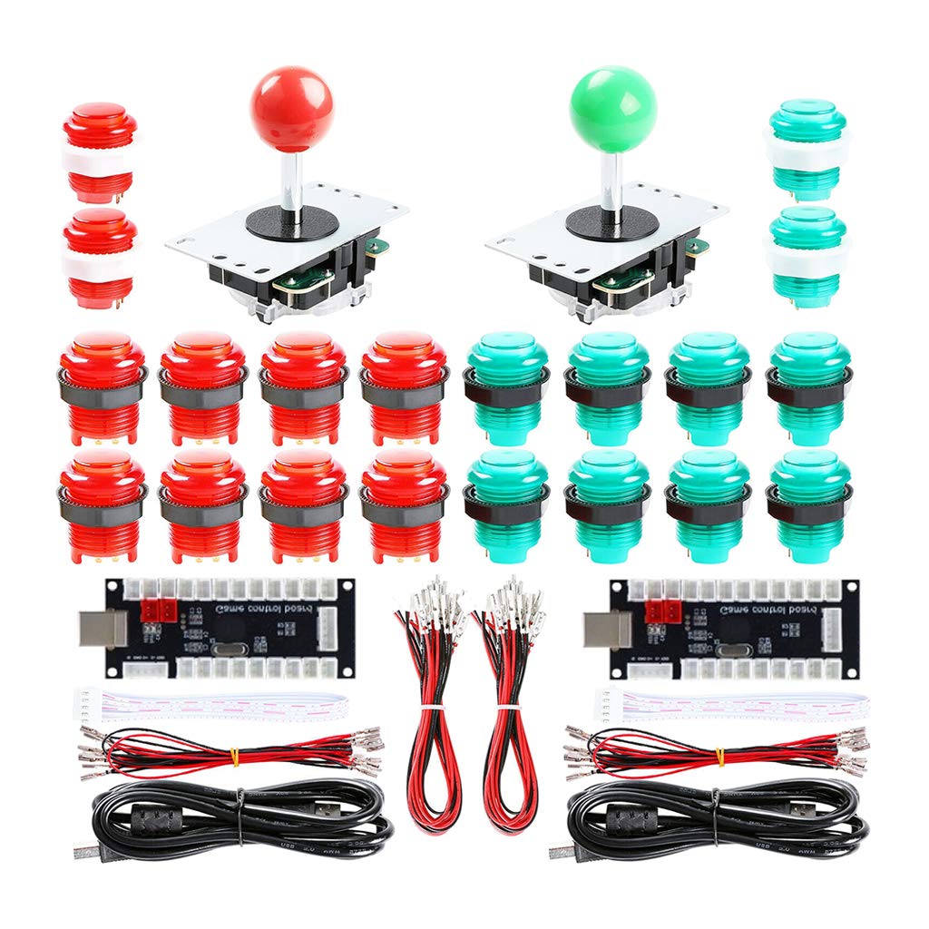 Oshhni Arcade Kit For 2 Usb Players With Arcade Joystick | Desertcart ...