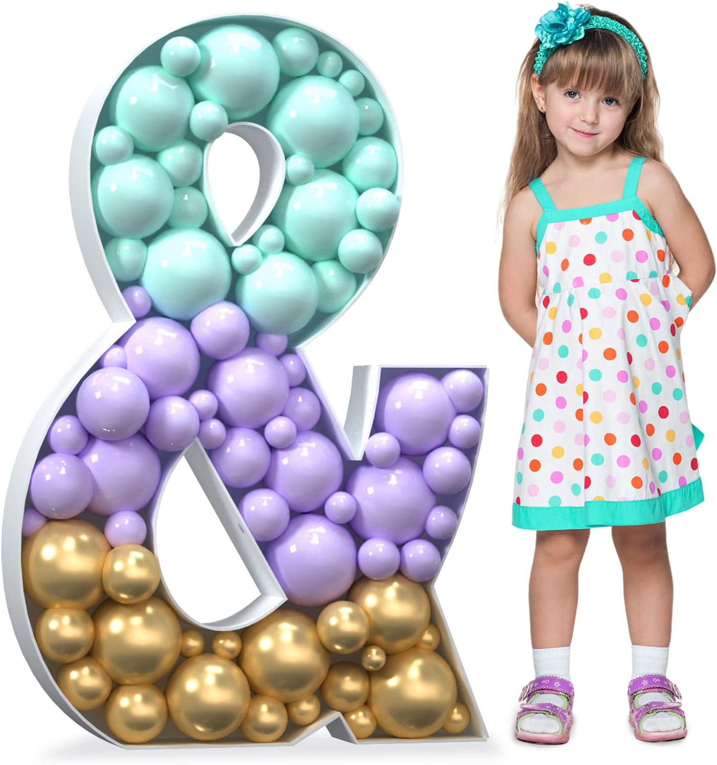 Letras de mosaico para globos, letras iluminadas de marquesina de 3 ...