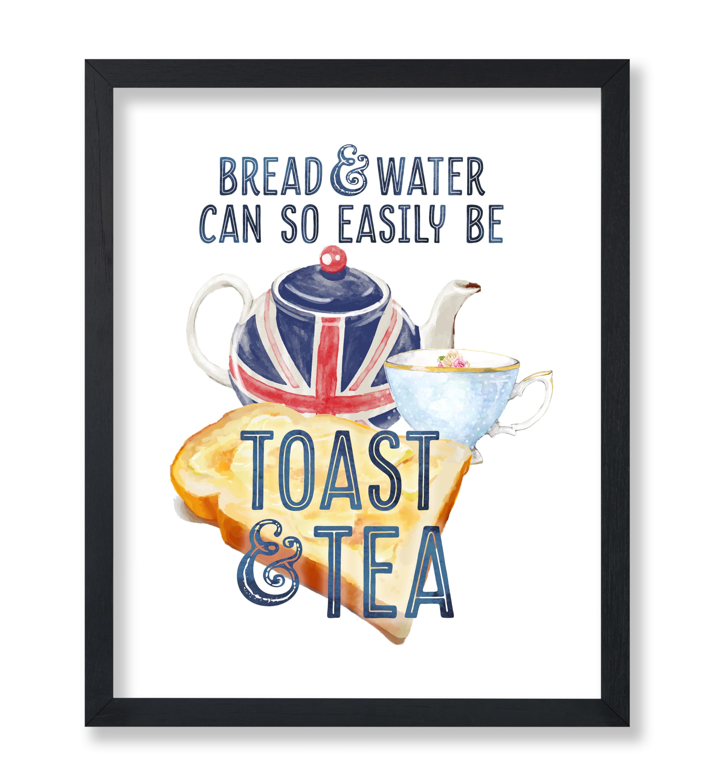 Amazon.com: Poster Master Toast & Tea Poster - Bread & Water Print ...