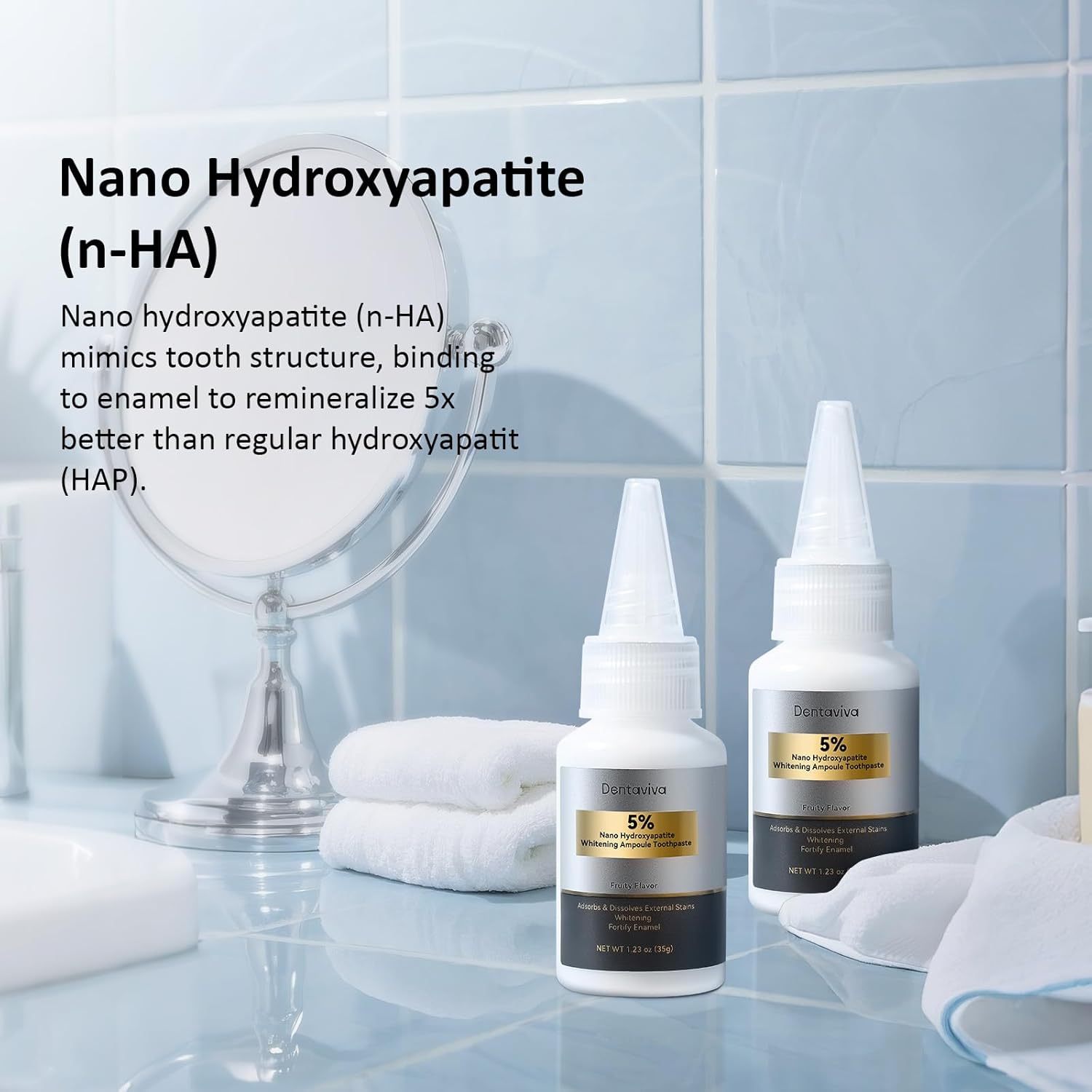 Nano Hydroxyapatite & Alpha-Hydroxy Acid Ampoule Toothpaste – Advanced ...