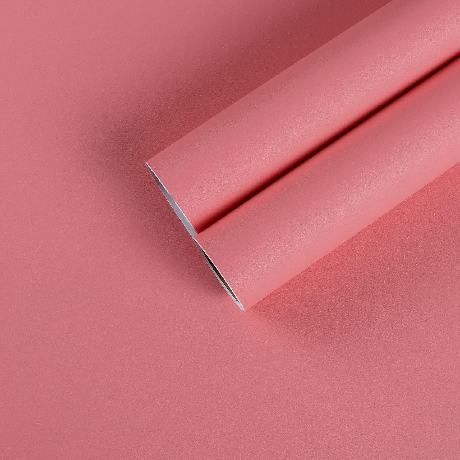 Amazon | CHIHUT ウォールステッカー サーモンピンク カッティングシート 45cmx6m 壁紙シール リメイクシート 無地 柄なし つや消し インテリア リフォーム 自己接着 ...