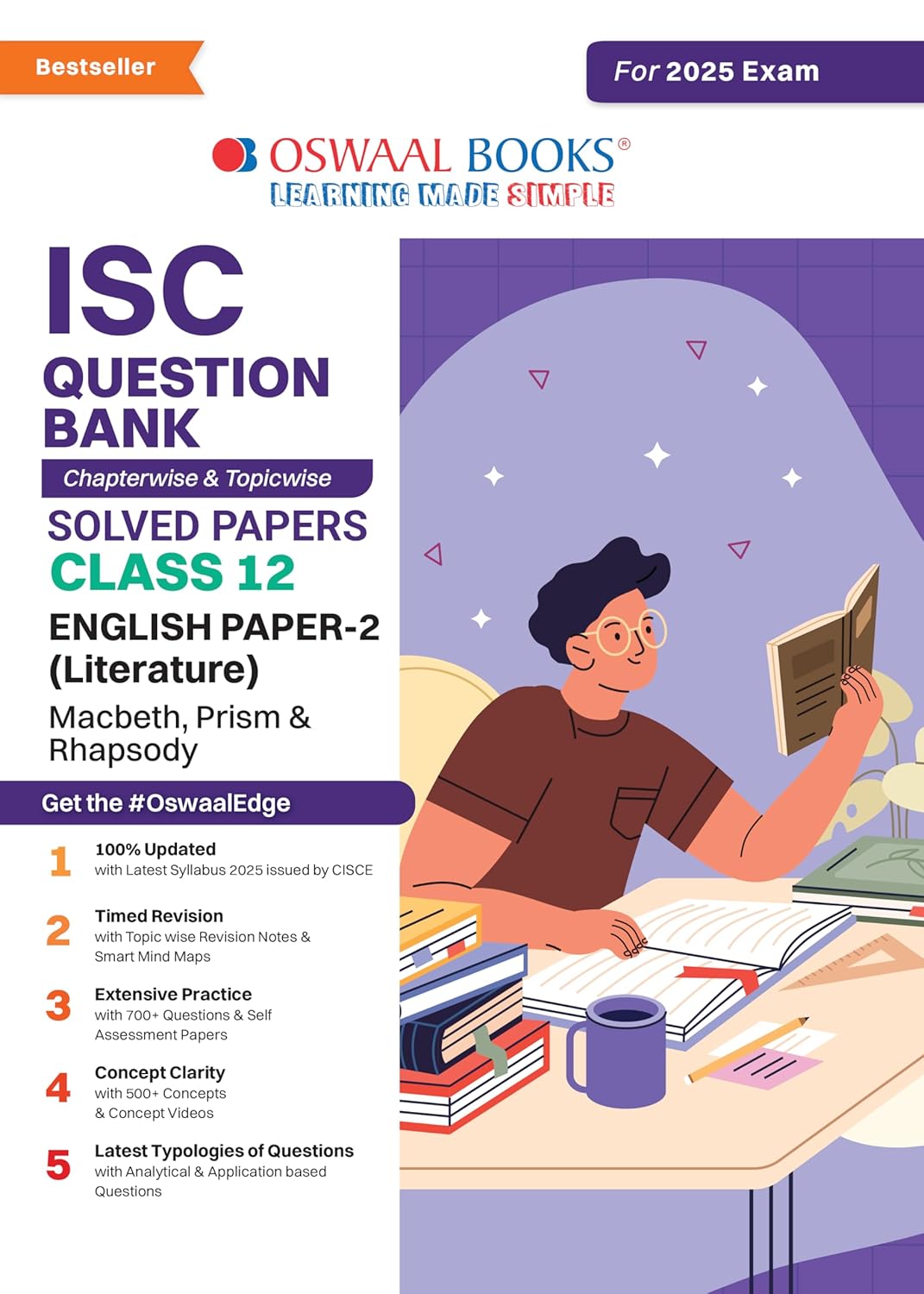 Oswaal ISC Question Bank Class 12 English-2 | Chapterwise and Topicwise ...