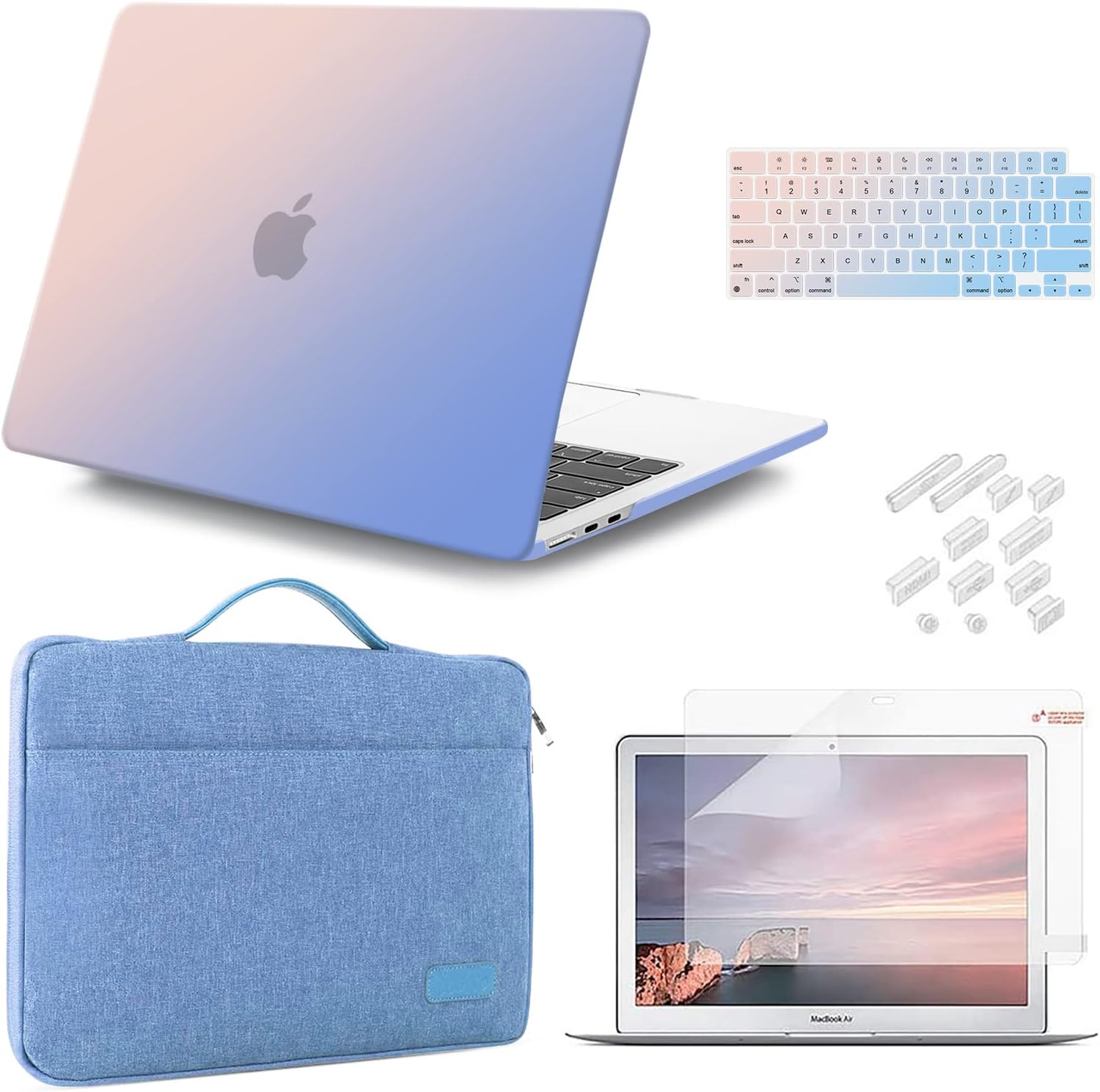 Amazon.com: iCasso Compatible with MacBook Air 13.6 Inch Case 2024 2023 ...