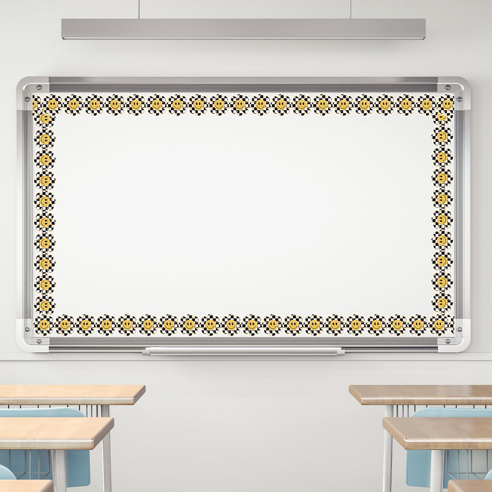 Disco Bulletin Board Whaline 32.8ft Retro Groovy Bulletin Board Border ...